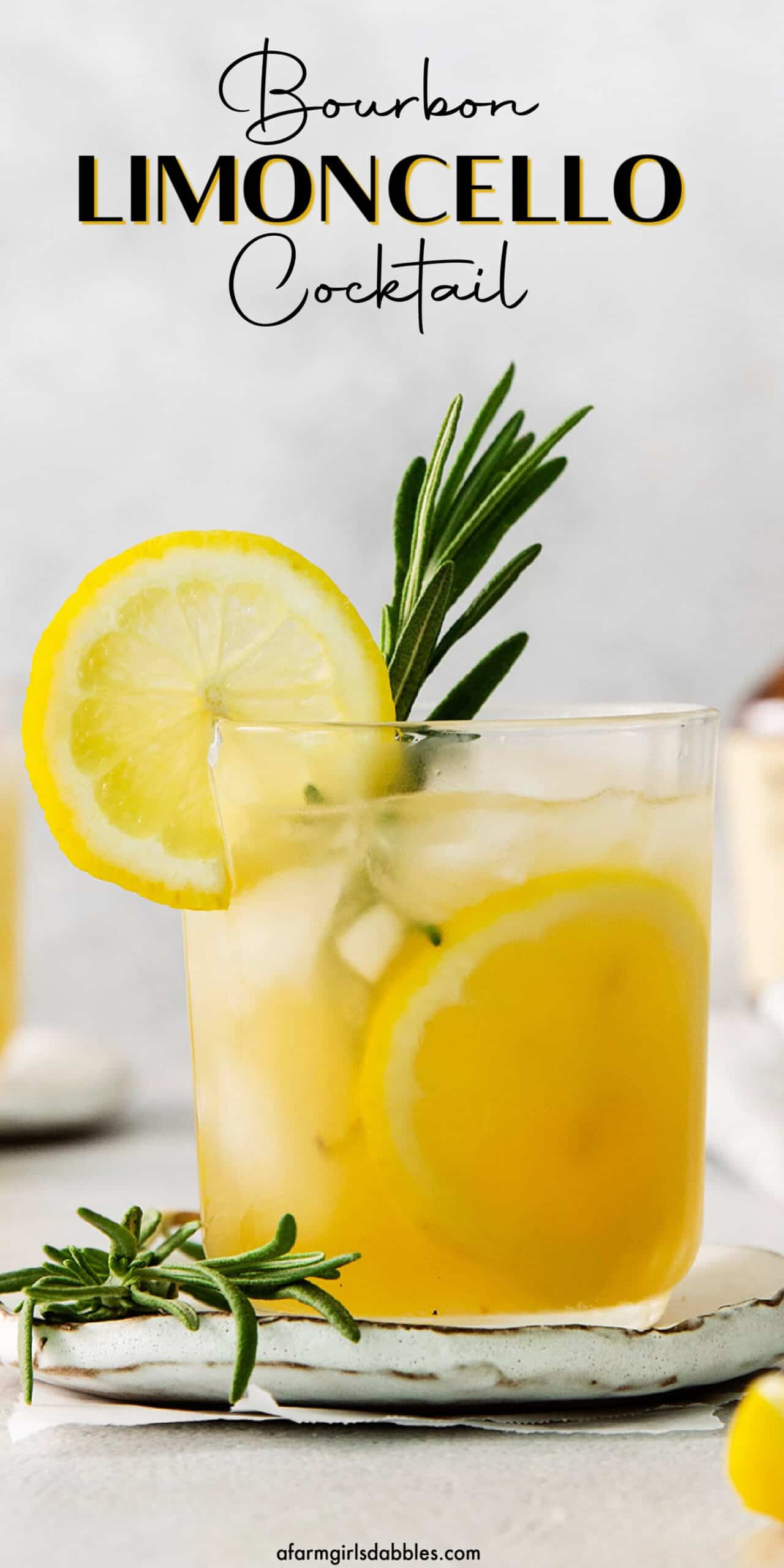 Bourbon Limoncello Cocktail | A Farmgirl's Dabbles