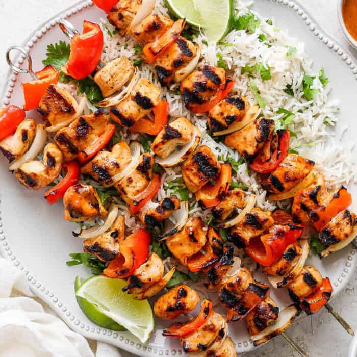 Grilled Chicken Kabobs | A Farmgirl's Dabbles