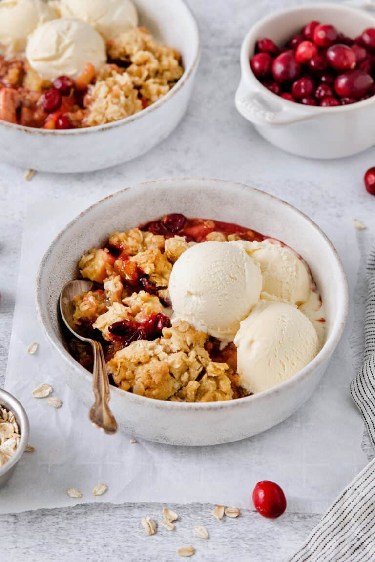 Cranberry Apple Crisp | A Farmgirl's Dabbles
