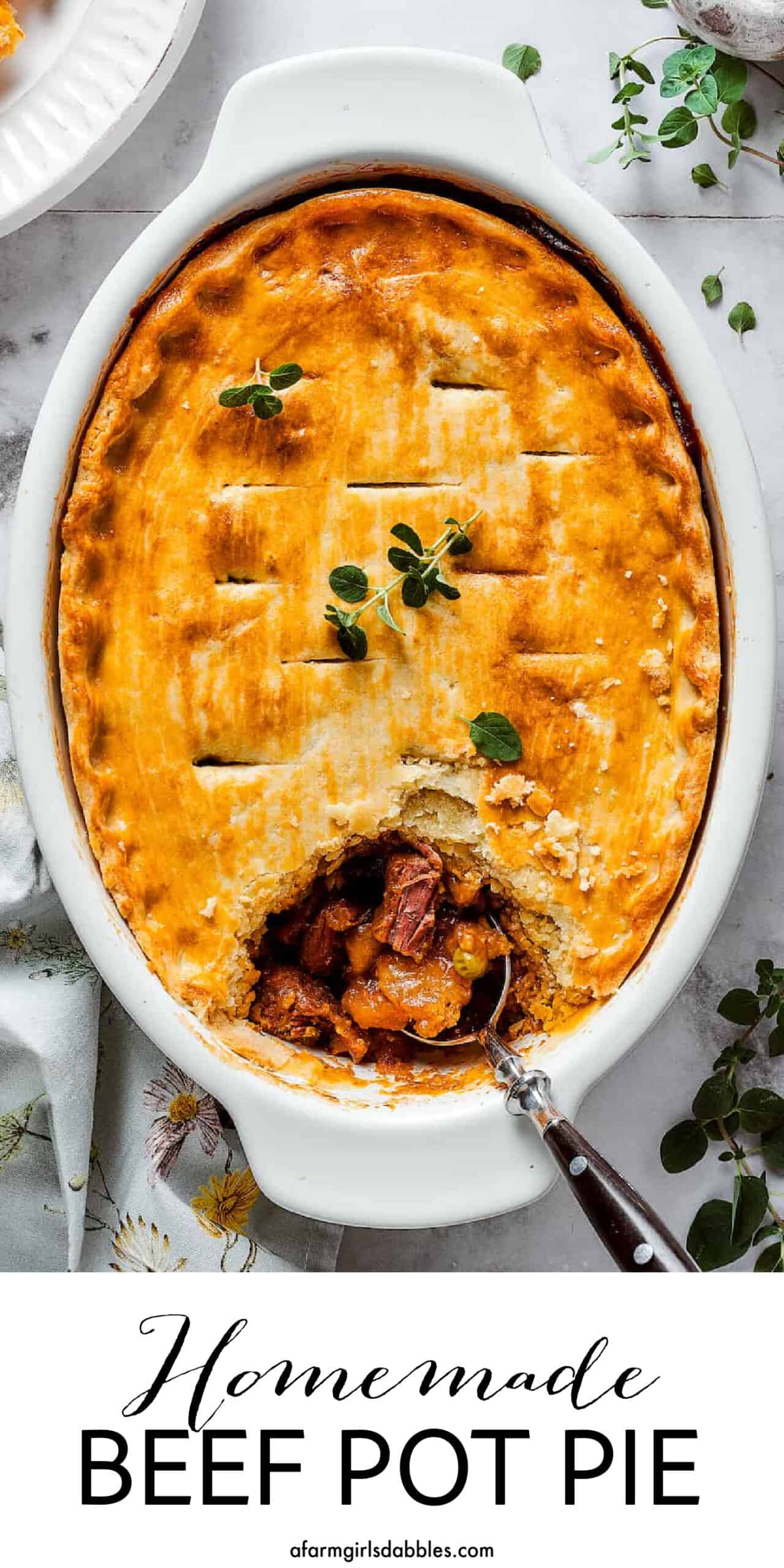 Beef Pot Pie | A Farmgirl's Dabbles