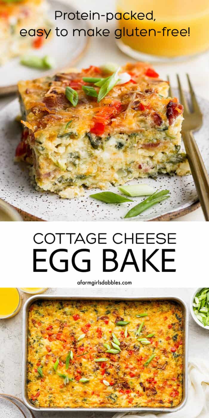 Cottage Cheese Egg Bake | A Farmgirl's Dabbles