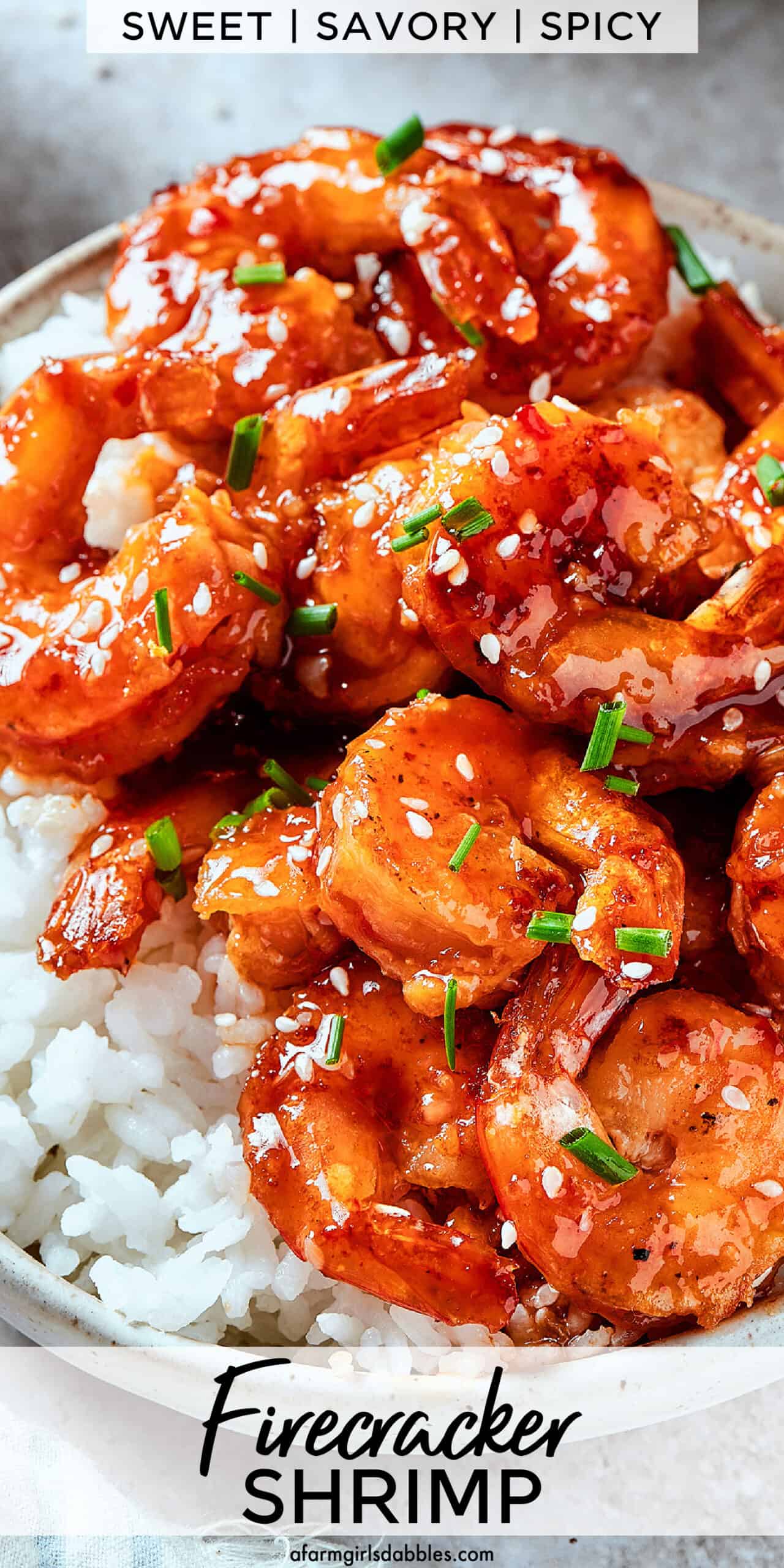 Easy Firecracker Shrimp Recipe l A Farmgirl's Dabbles