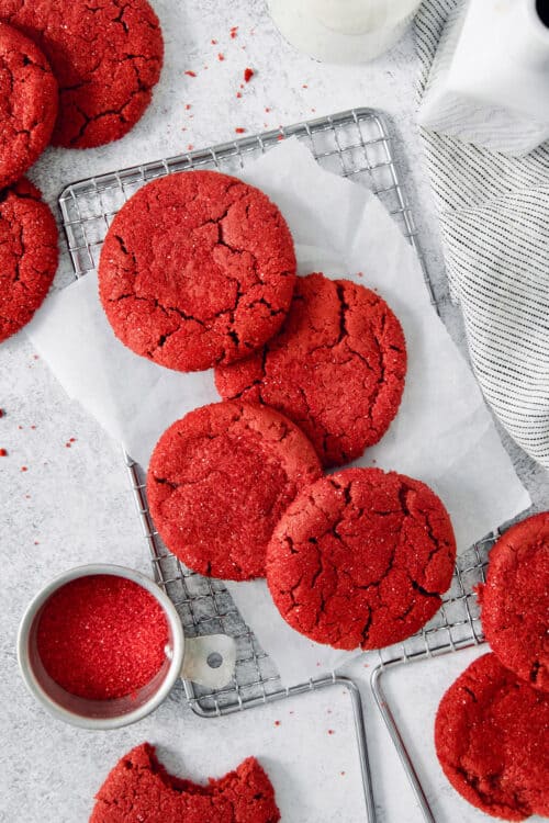 Red Velvet Cookies | A Farmgirl's Dabbles