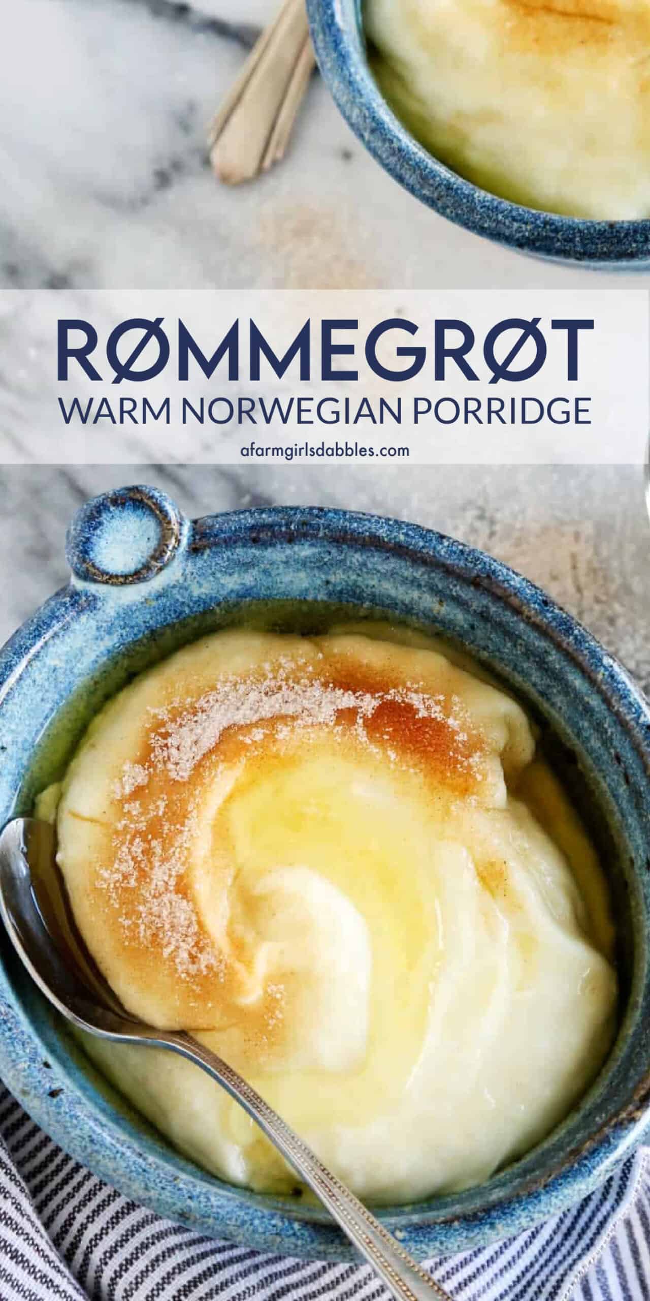Rømmegrøt | easy rømmegrøt recipe | a farmgirl's dabbles