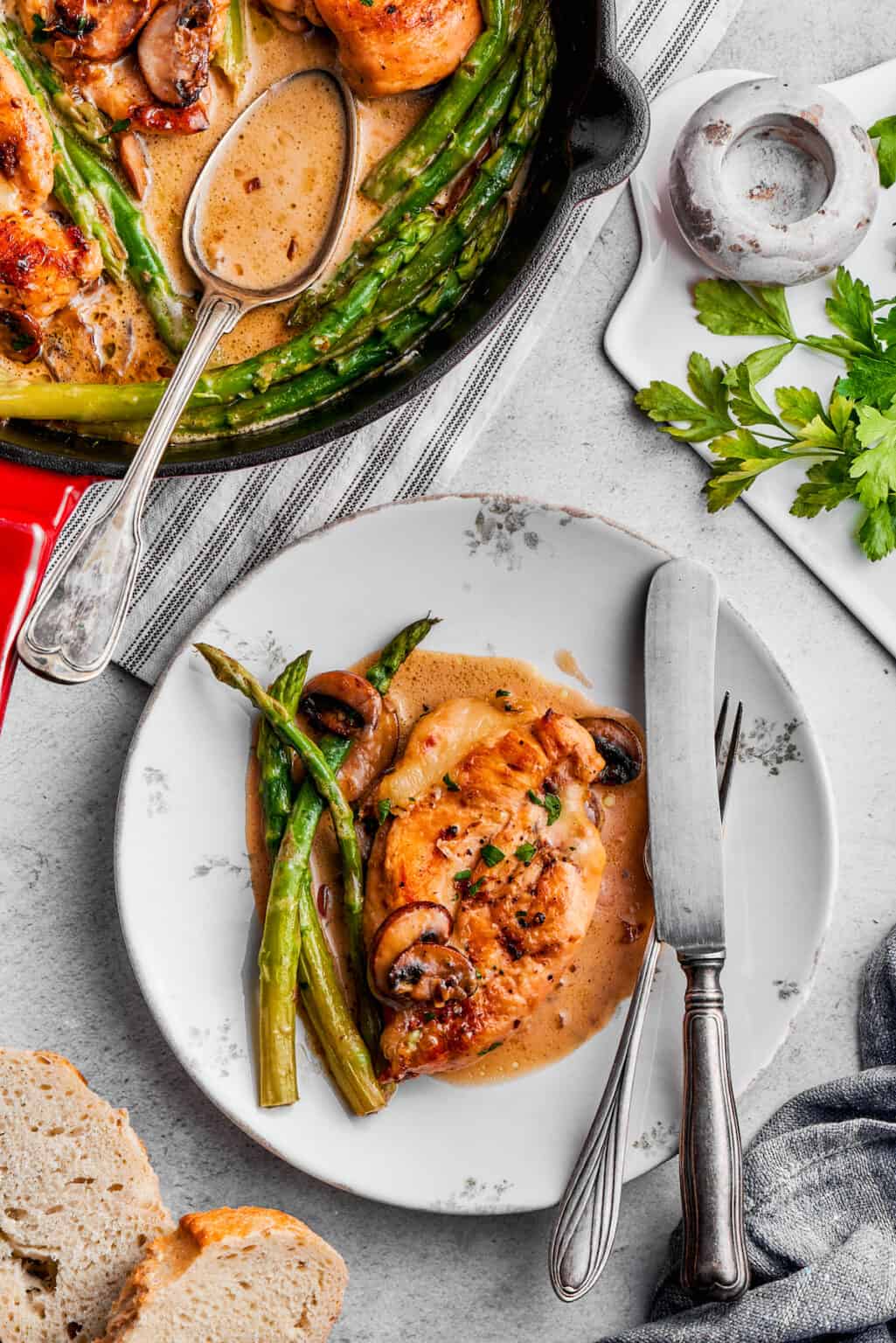 Easy Chicken Madeira (Impressive Skillet Meal!)