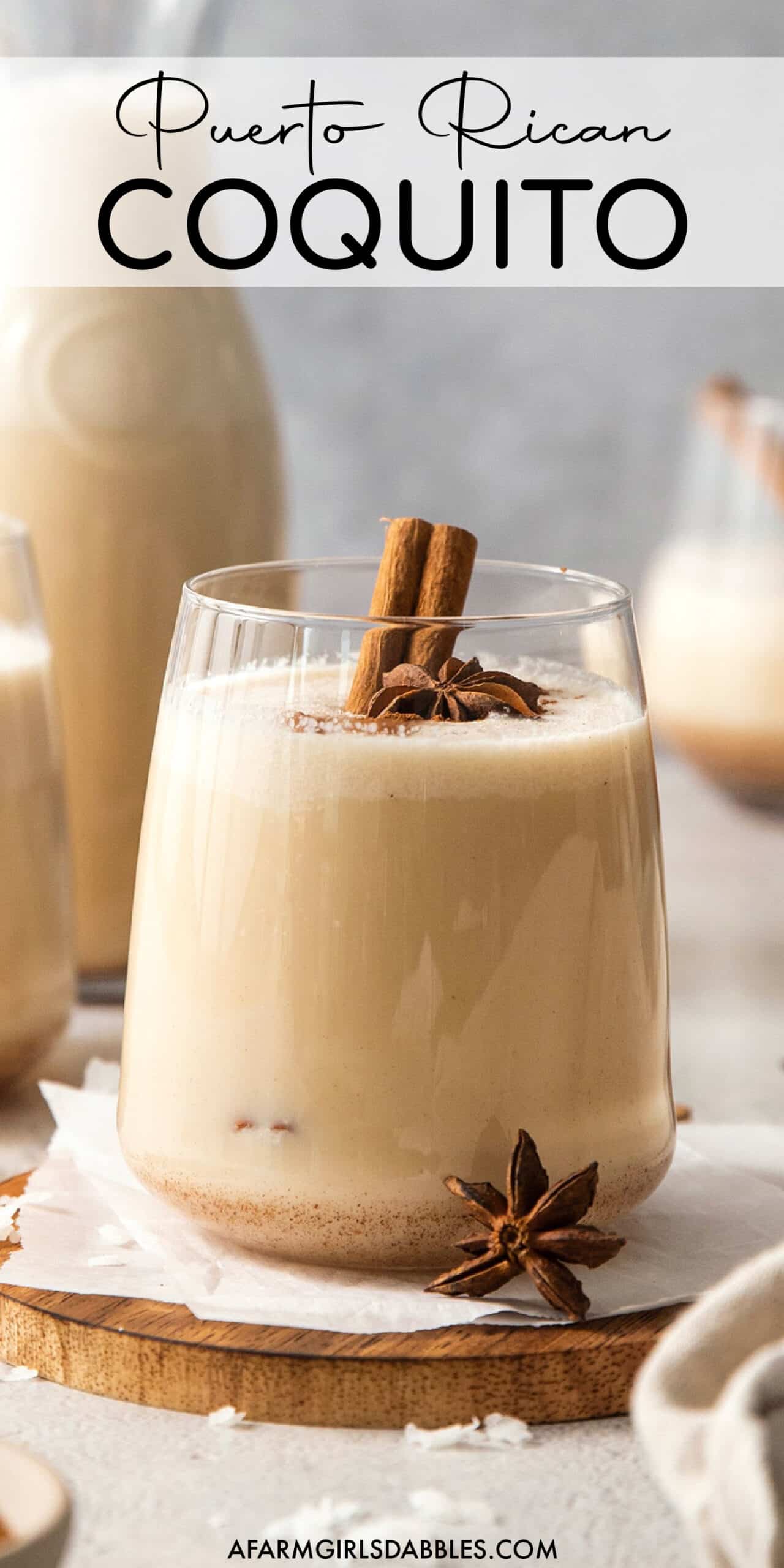 Easy Coquito Recipe | A Farmgirl's Dabbles
