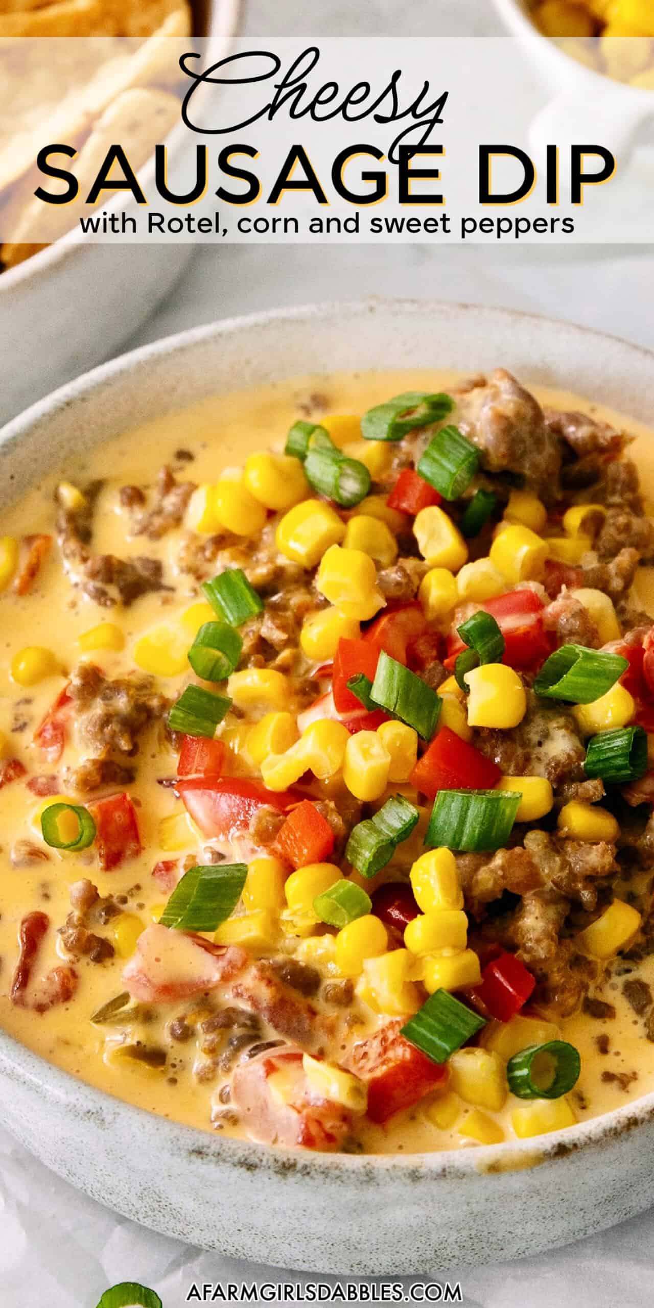 Sausage Dip Recipe | A Farmgirl's Dabble