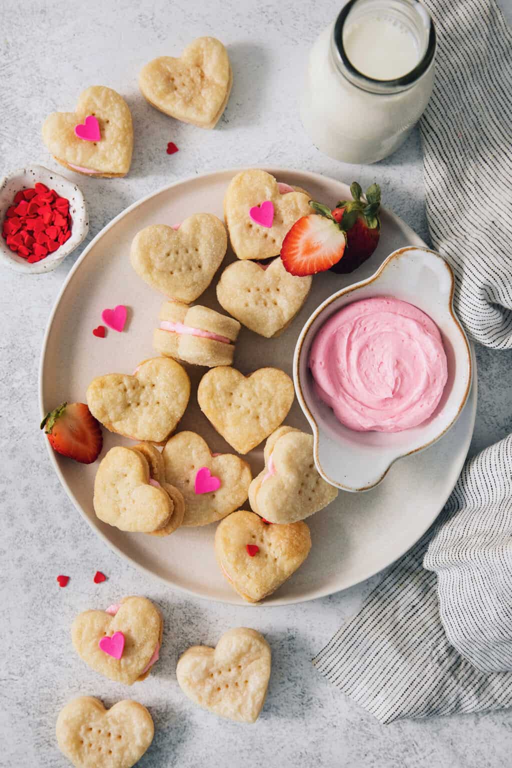 Strawberry Wafer Cookies | A Farmgirl's Dabbles