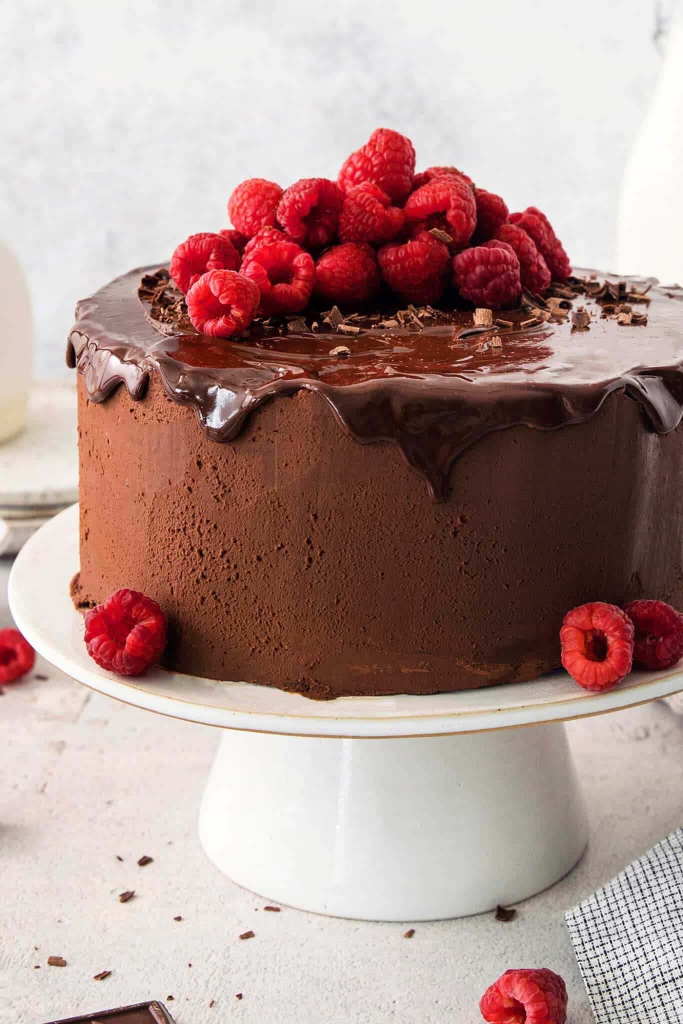 Chocolate Ganache Cake | A Farmgirl's Dabbles