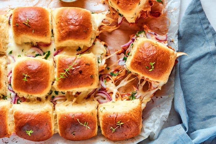 BBQ Chicken Sliders | A Farmgirl's Dabbles