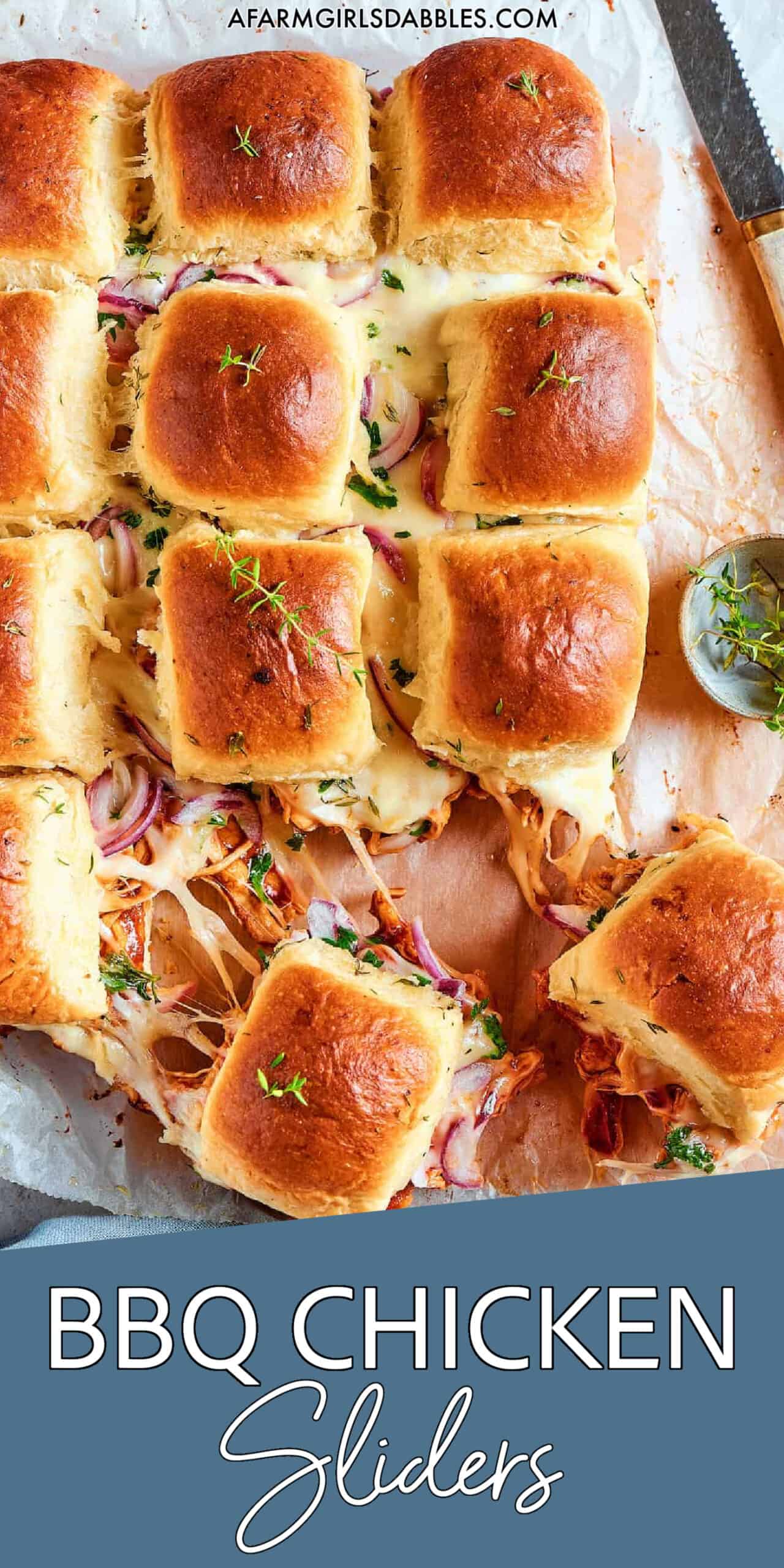 BBQ Chicken Sliders | A Farmgirl's Dabbles