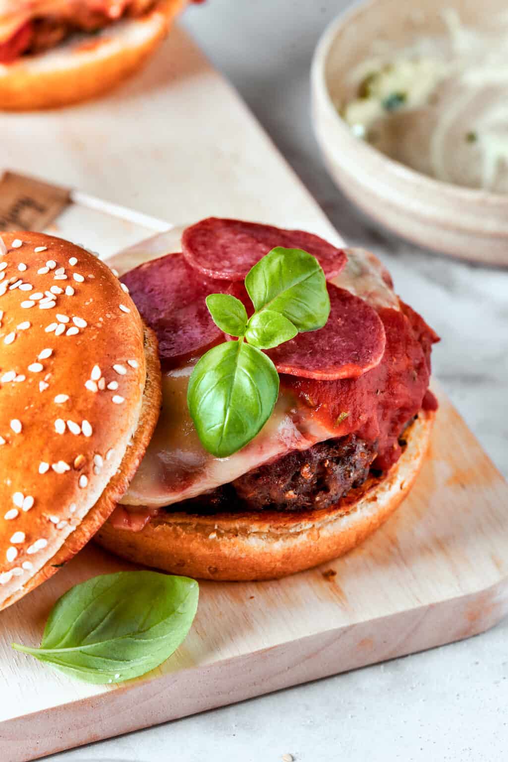 Pizza Burger Recipe | A Farmgirl's Dabbles
