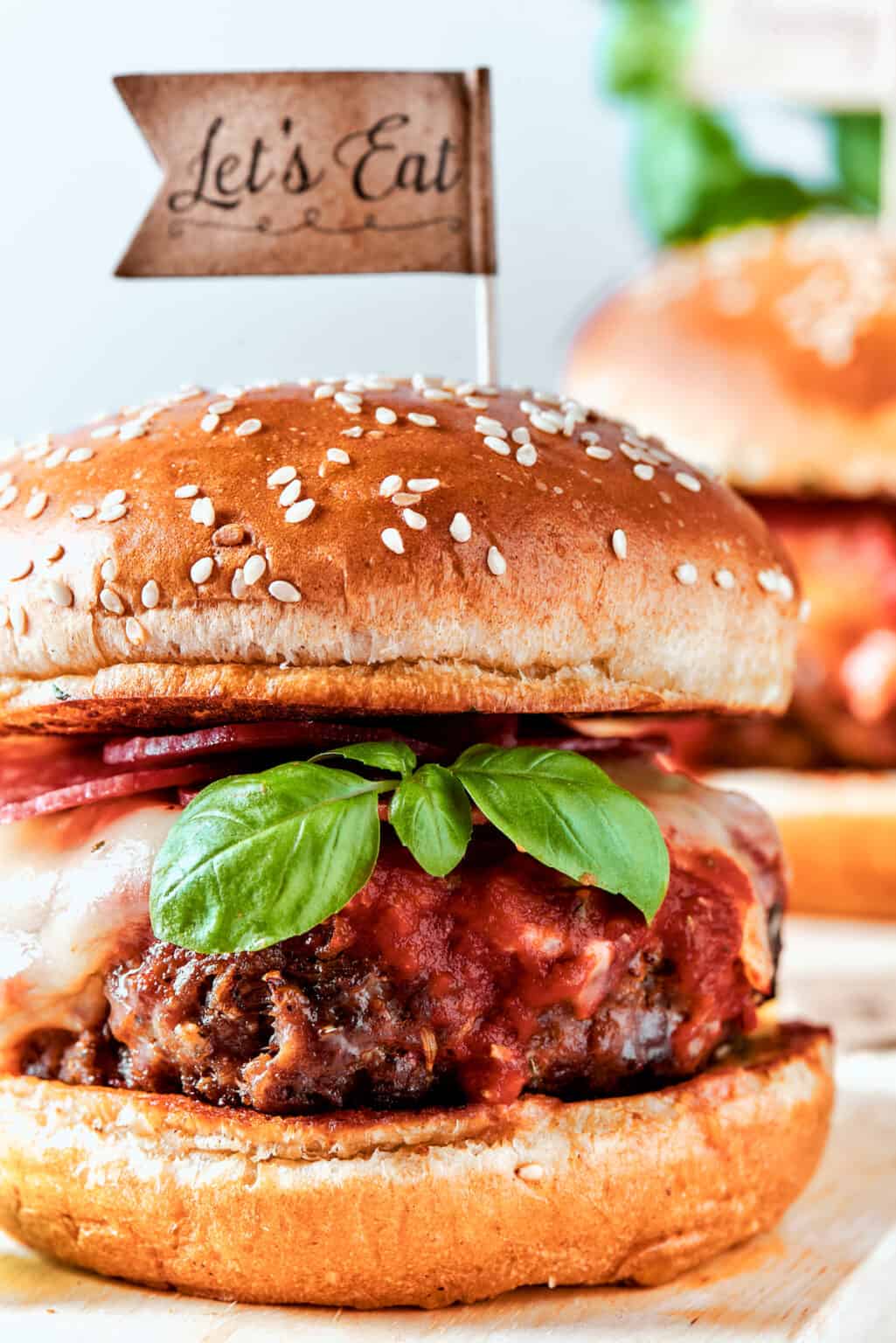 Pizza Burger Recipe | A Farmgirl's Dabbles
