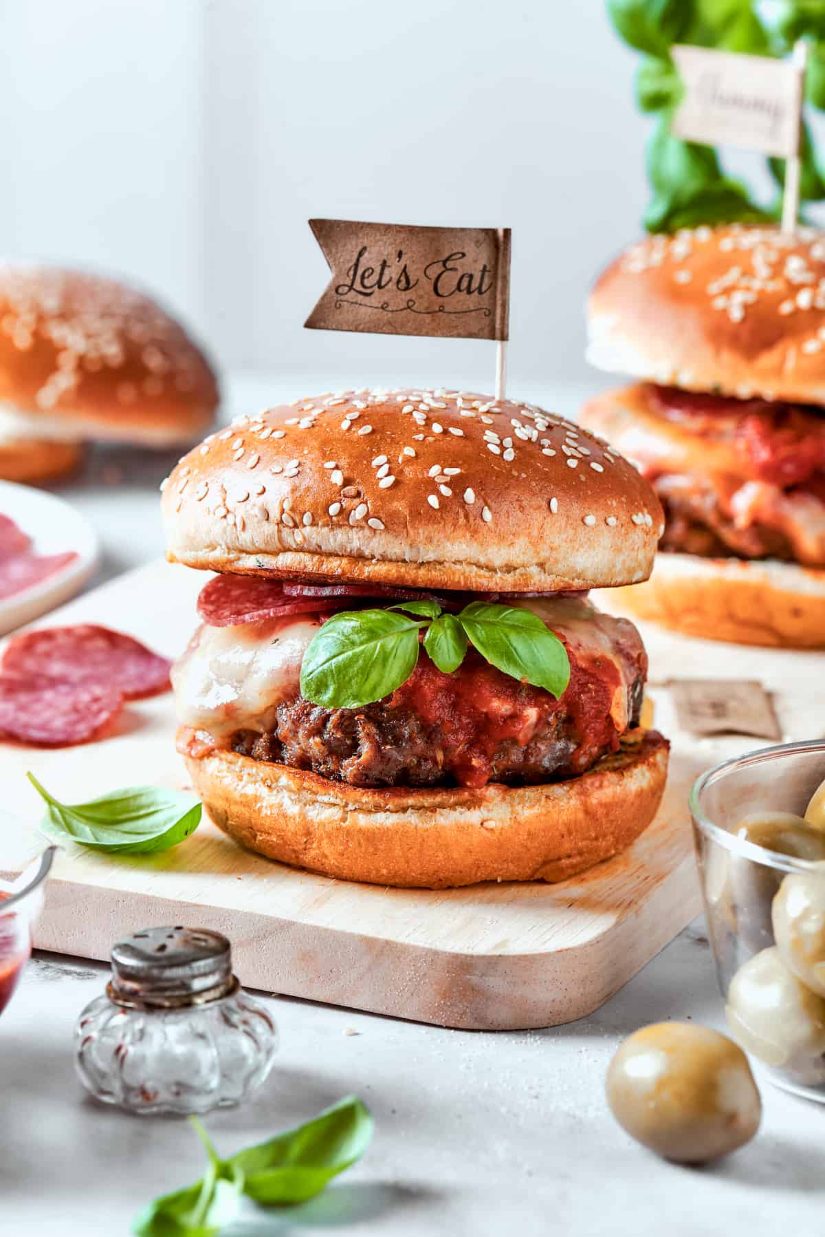 Pizza Burger Recipe | A Farmgirl's Dabbles