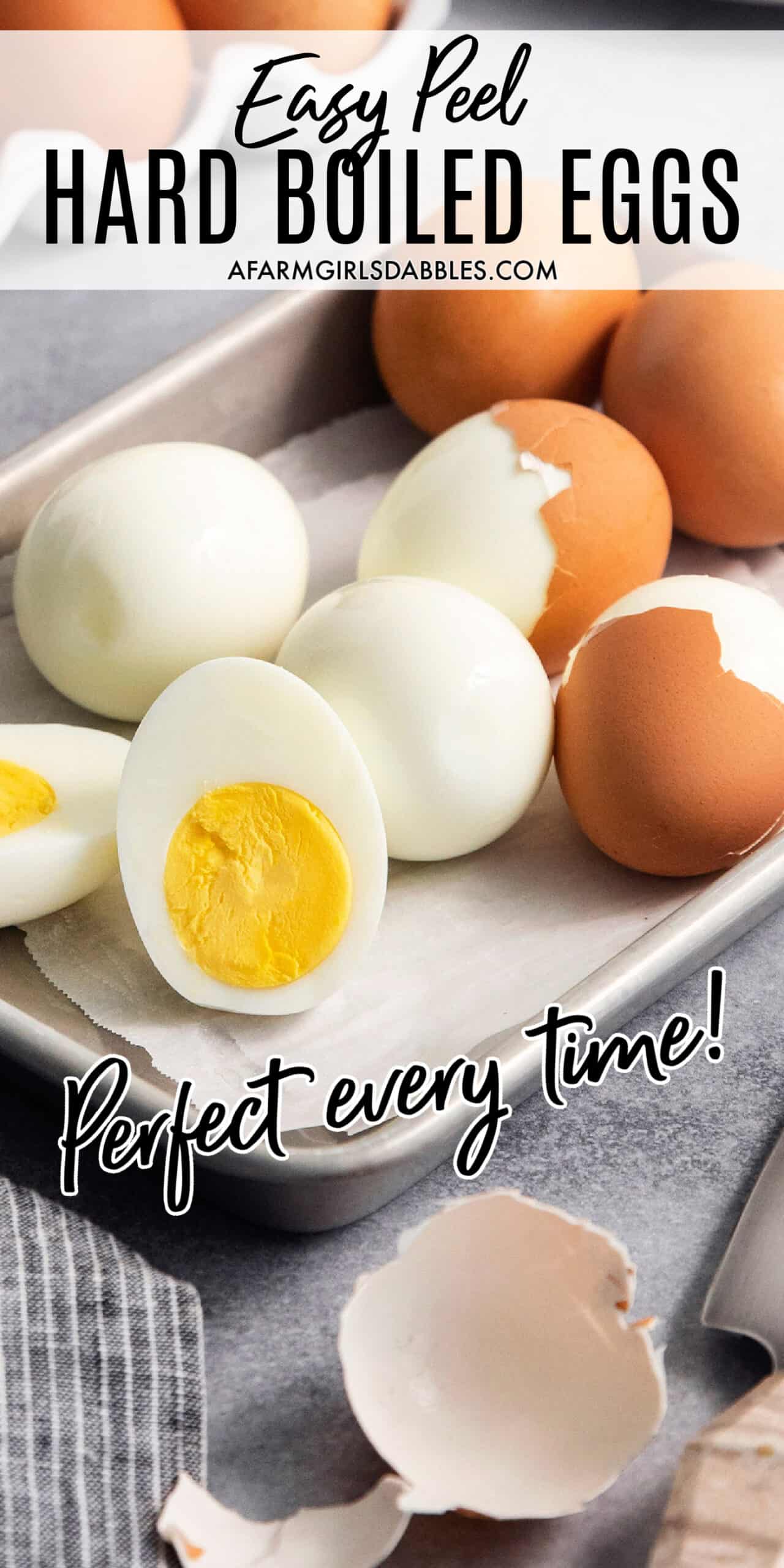 Easy Peel Hard Boiled Eggs (Perfect Every Time!)