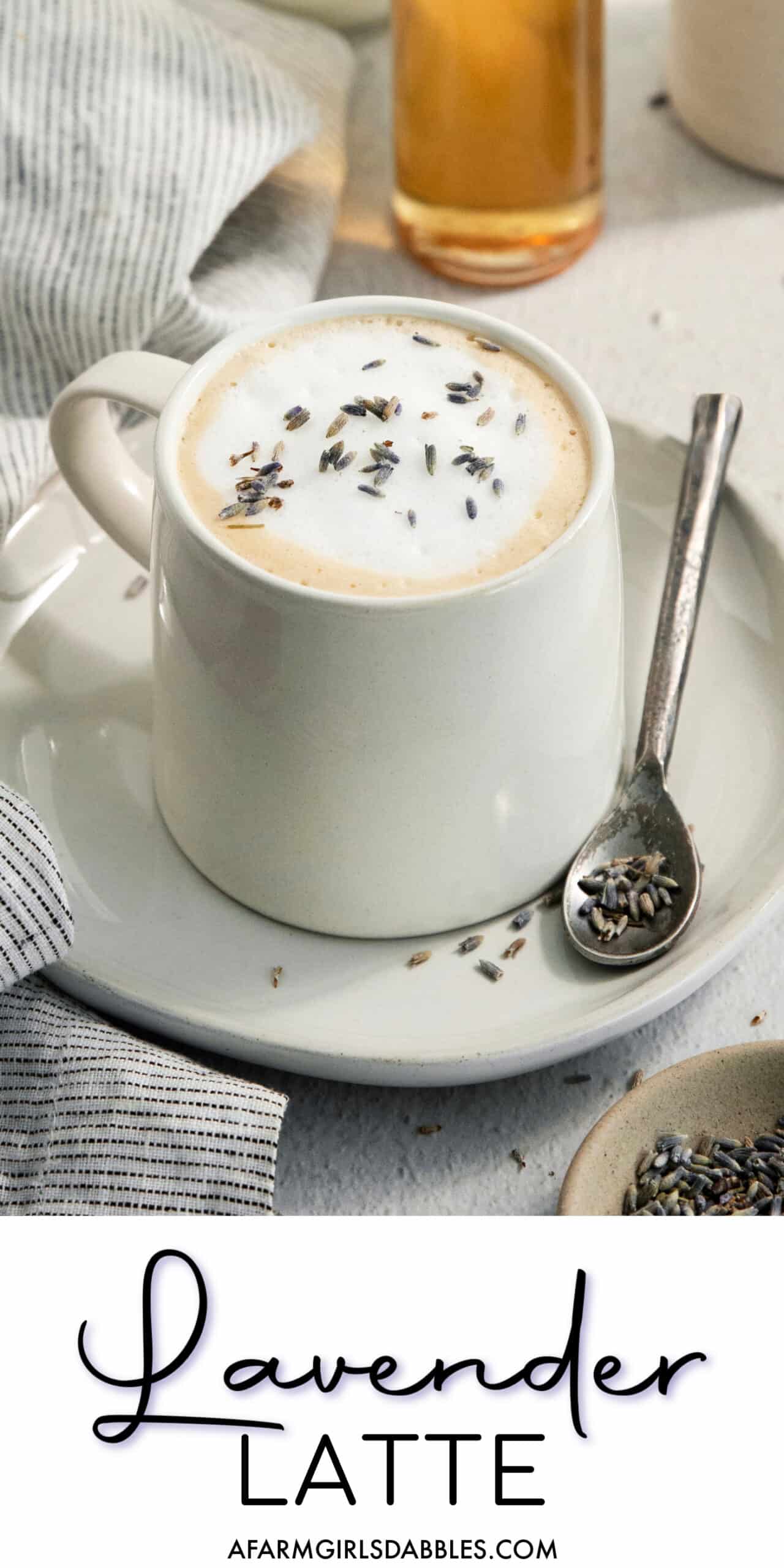 Lavender Latte Recipe (Only 3 ingredients!)