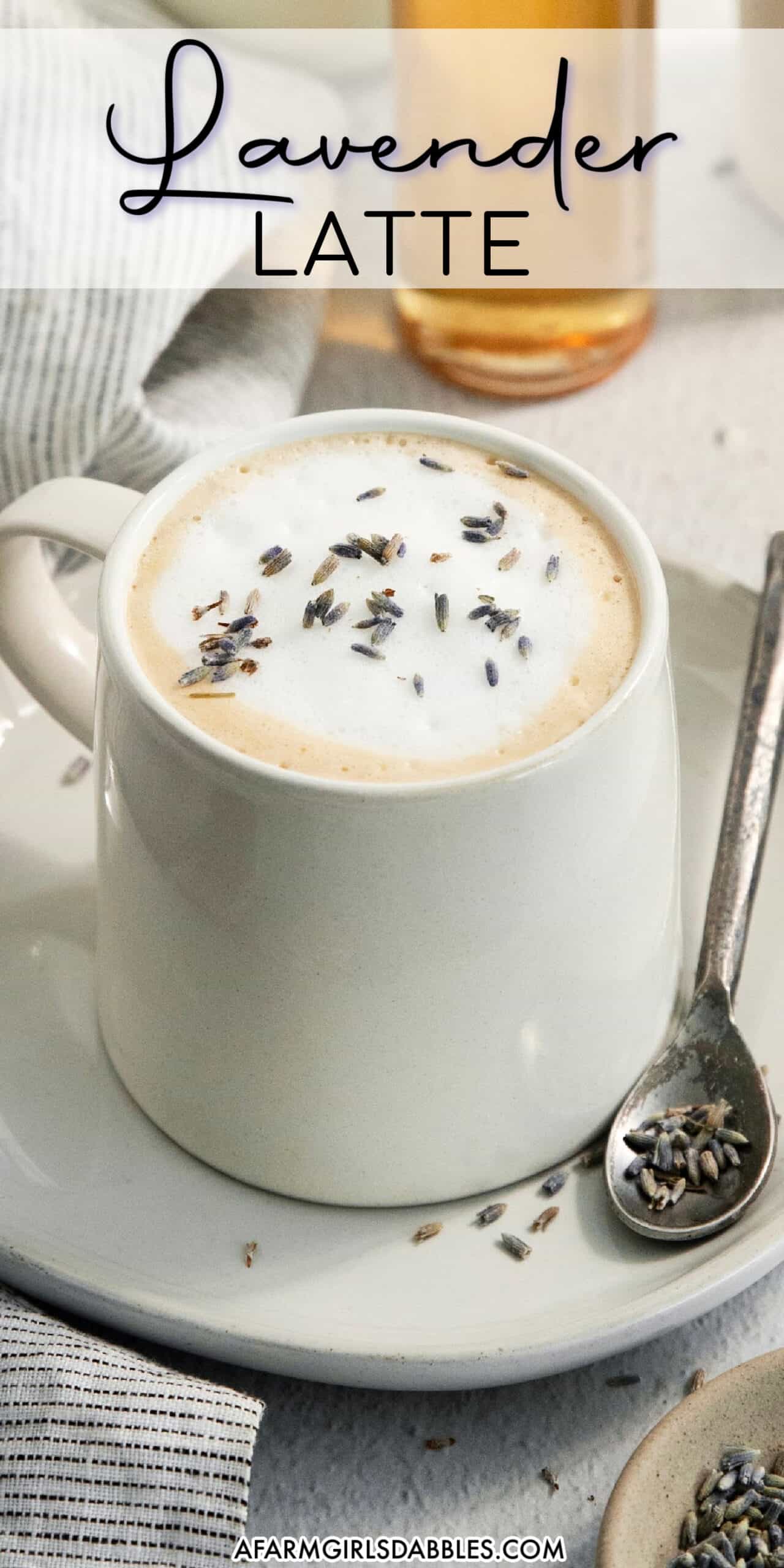 Lavender Latte Recipe (Only 3 ingredients!)