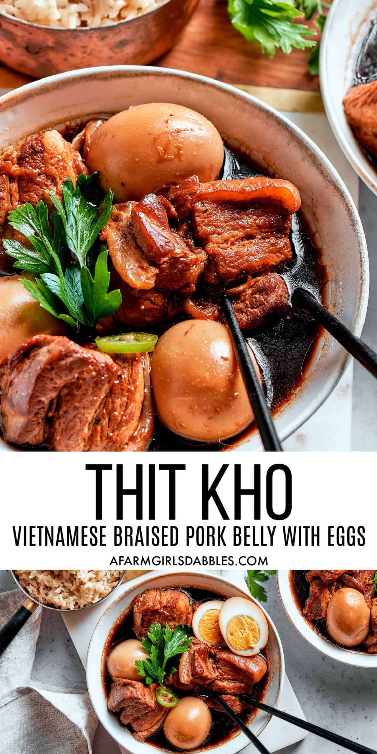 Thit Kho Recipe (Vietnamese Braised Pork Belly)