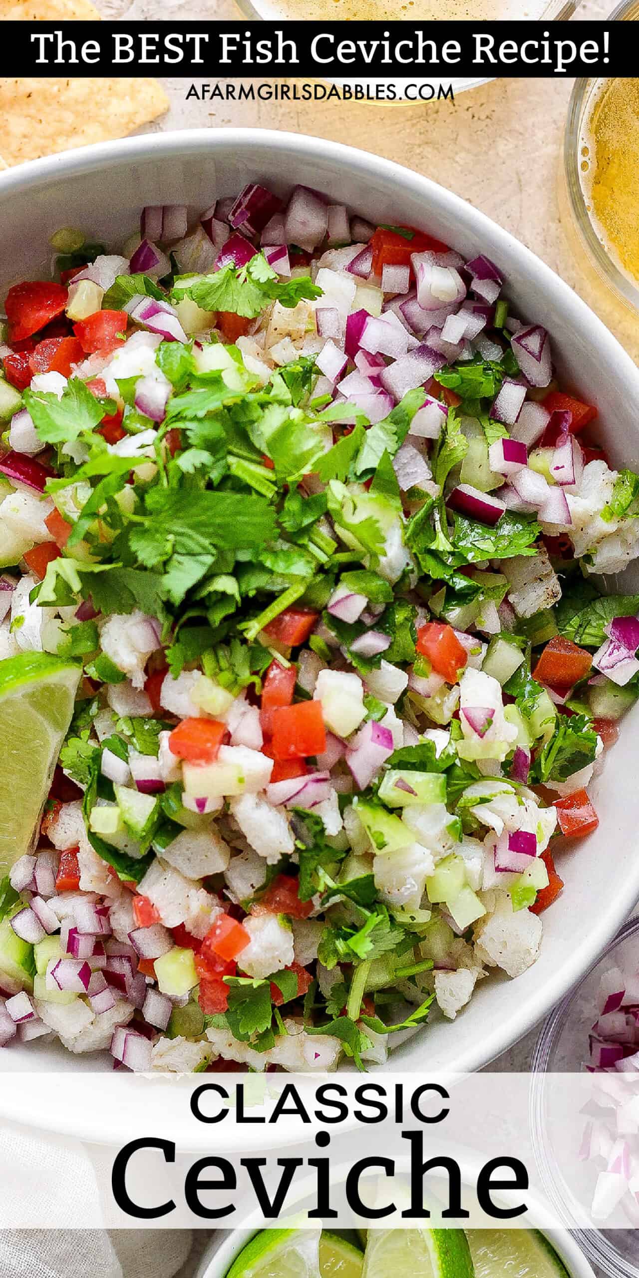 Ceviche Recipe (The BEST Fish Ceviche!)