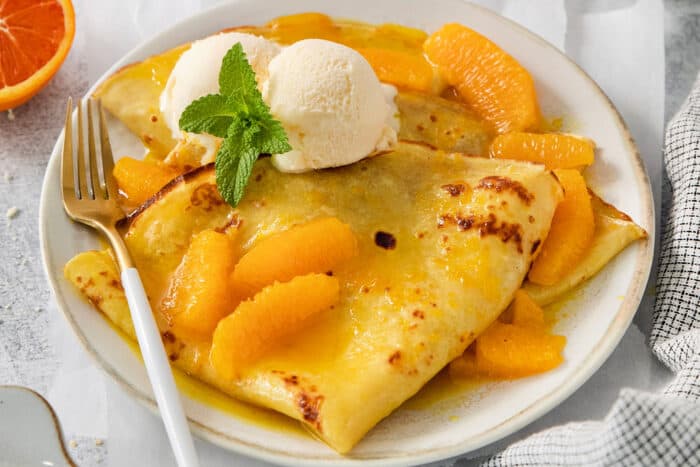 Crepes Suzette (Easy Make-at-Home Recipe!)