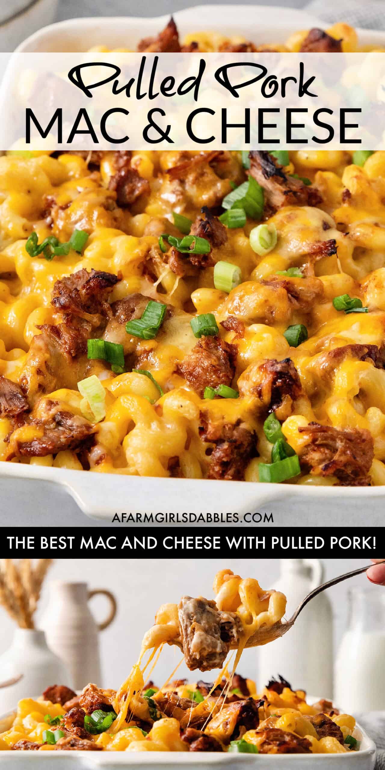 Pulled Pork Mac and Cheese (SO EASY with Leftover Pulled Pork!)