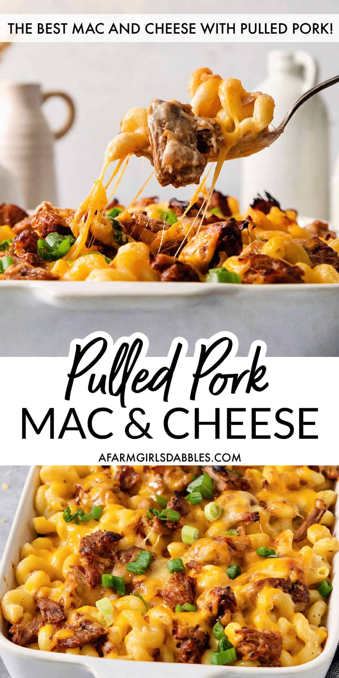 Pulled Pork Mac and Cheese (SO EASY with Leftover Pulled Pork!)