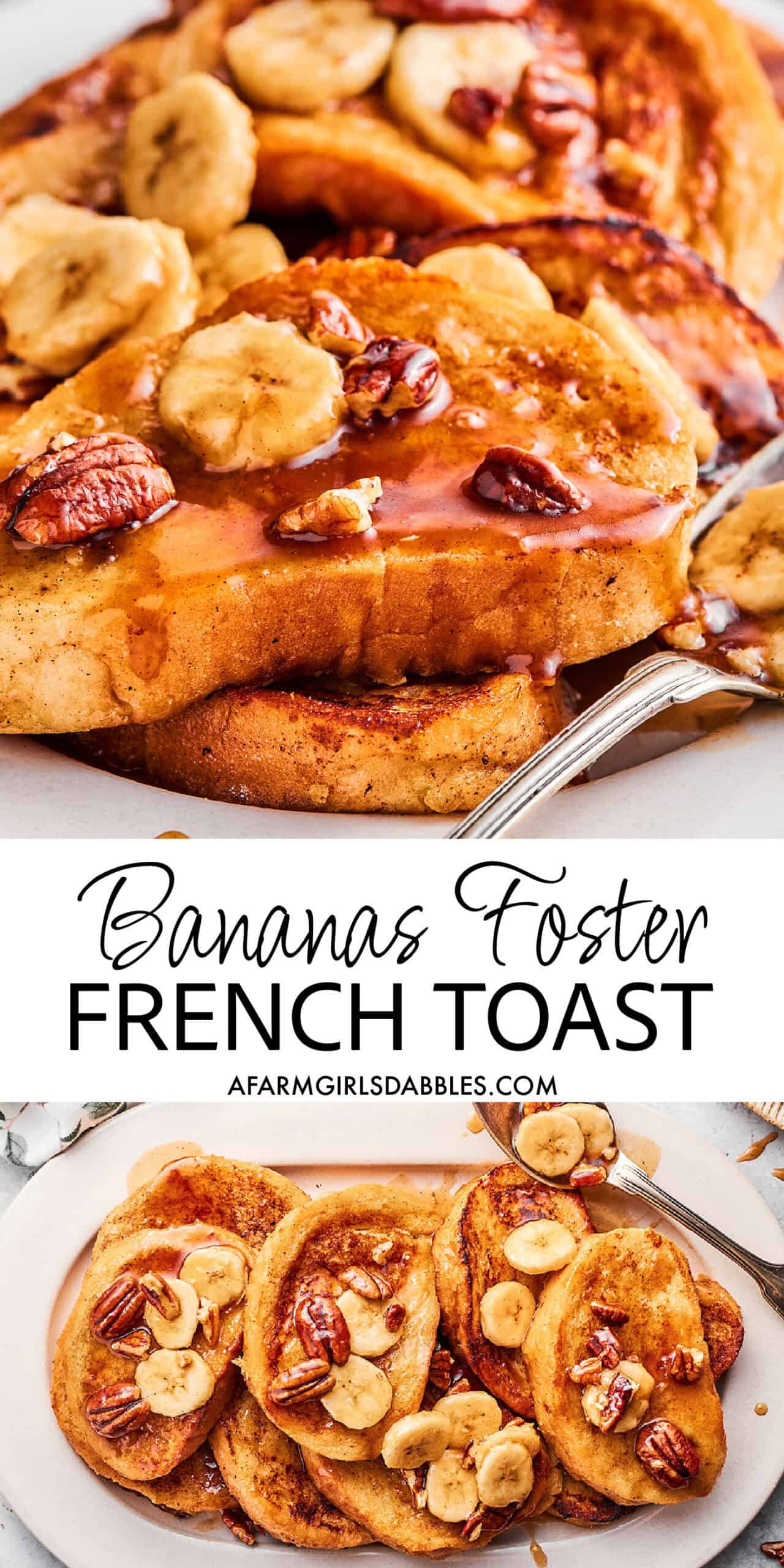 Bananas Foster French Toast (EASY Recipe!)