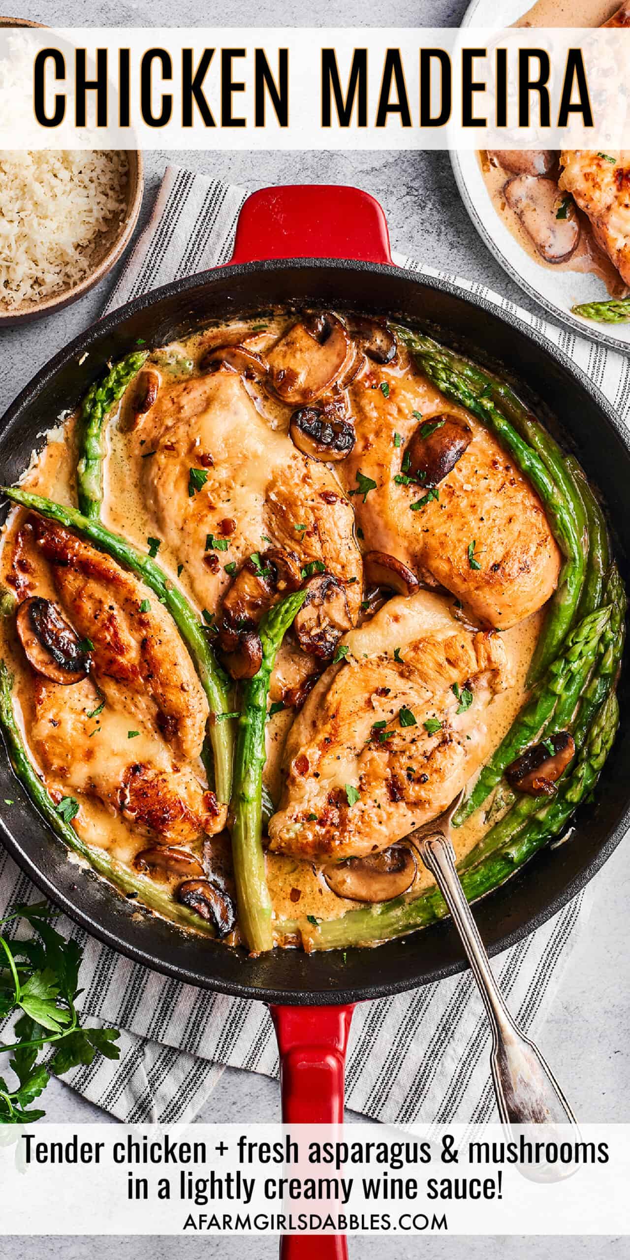 Easy Chicken Madeira (Impressive Skillet Meal!)