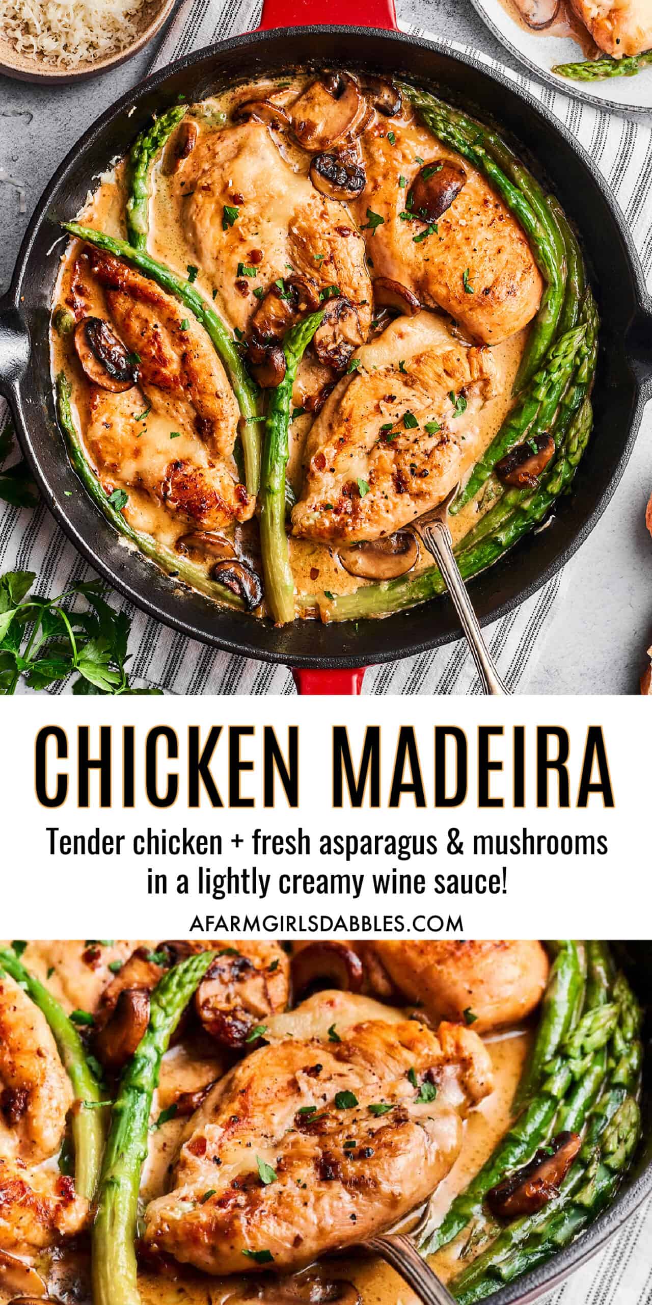 Easy Chicken Madeira (Impressive Skillet Meal!)
