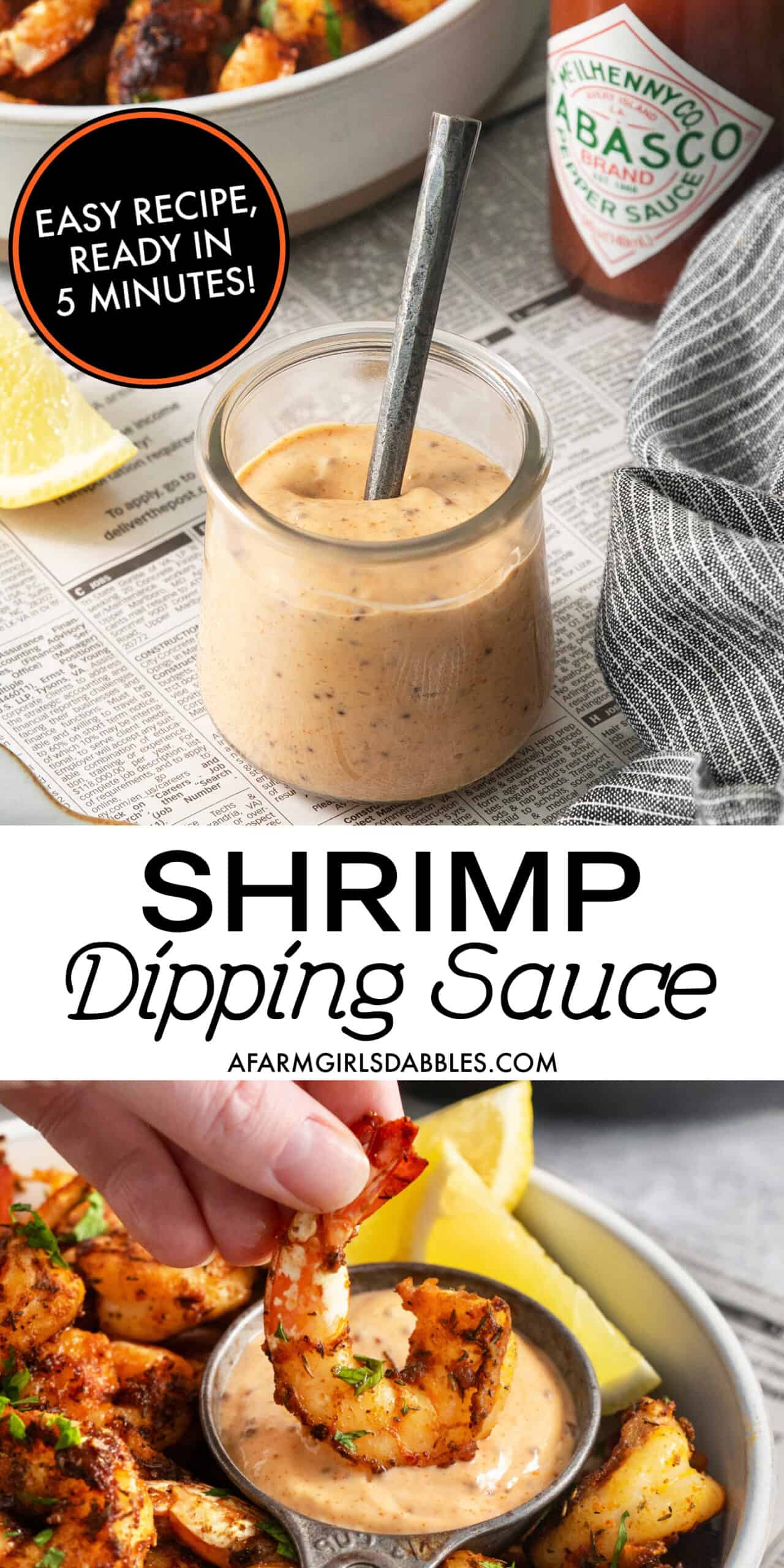 Shrimp Dipping Sauce (5-Minute Recipe!)