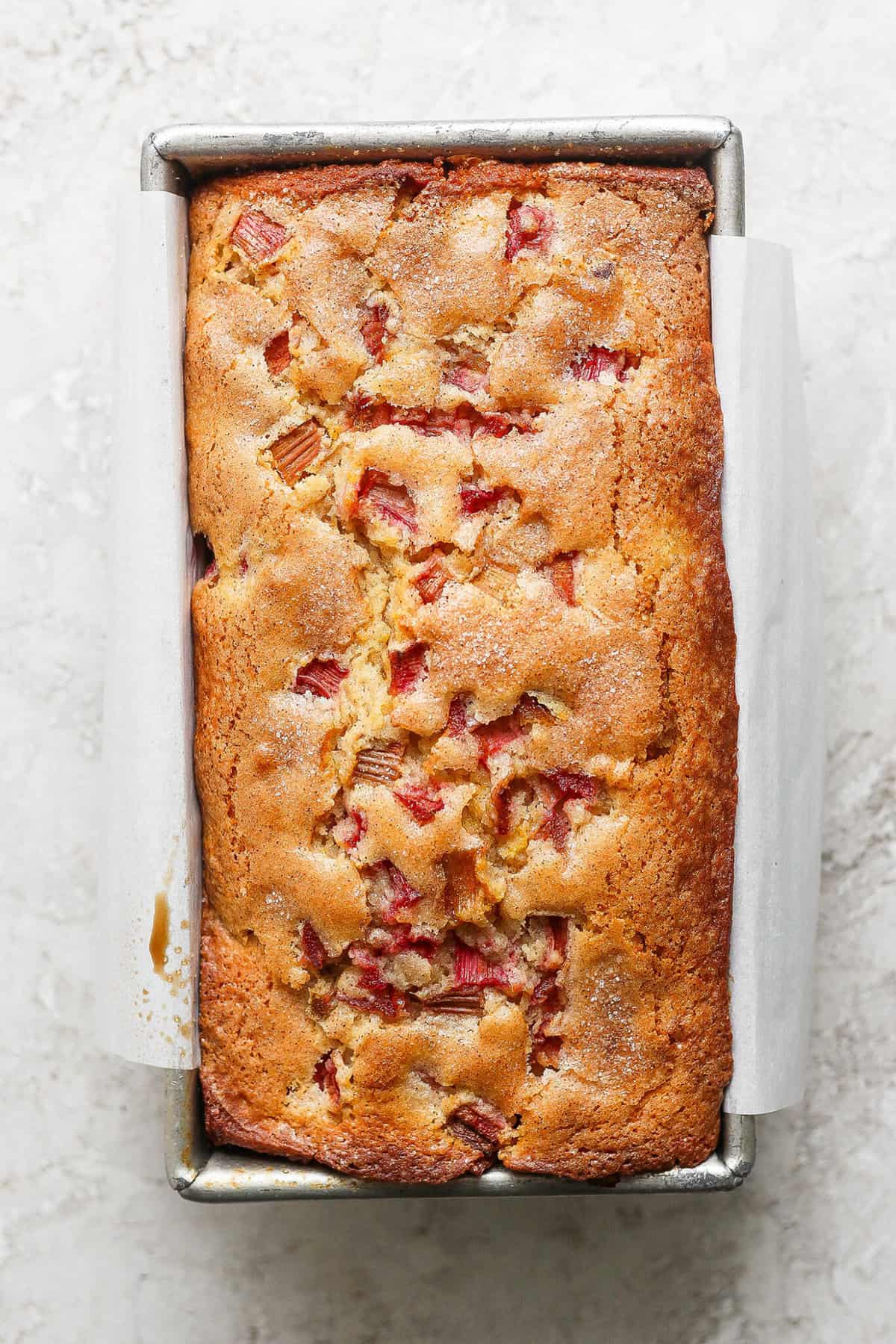 Rhubarb Bread (Easy quick bread recipe!)