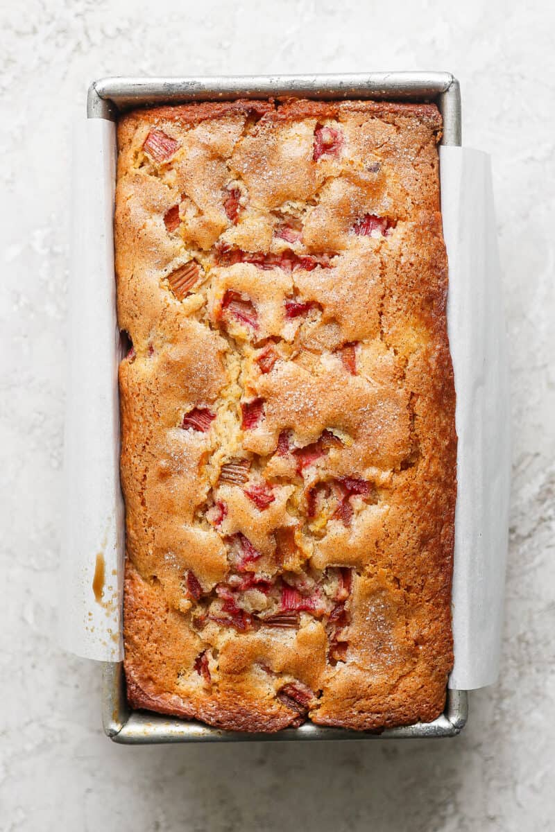 Rhubarb Bread (Easy quick bread recipe!)
