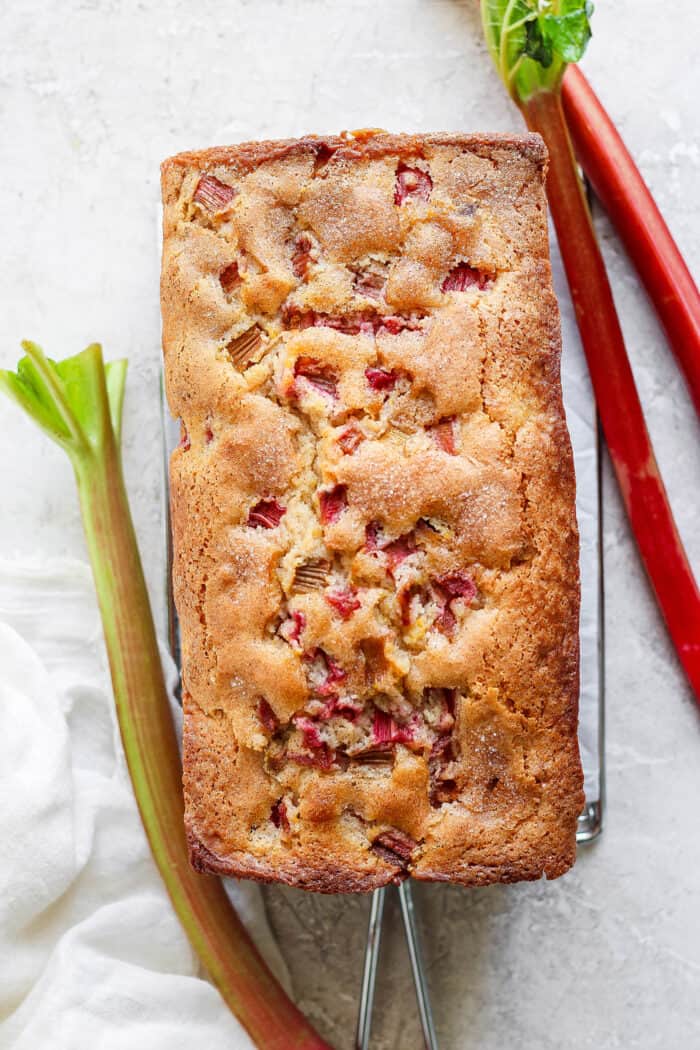 Rhubarb Bread (Easy quick bread recipe!)