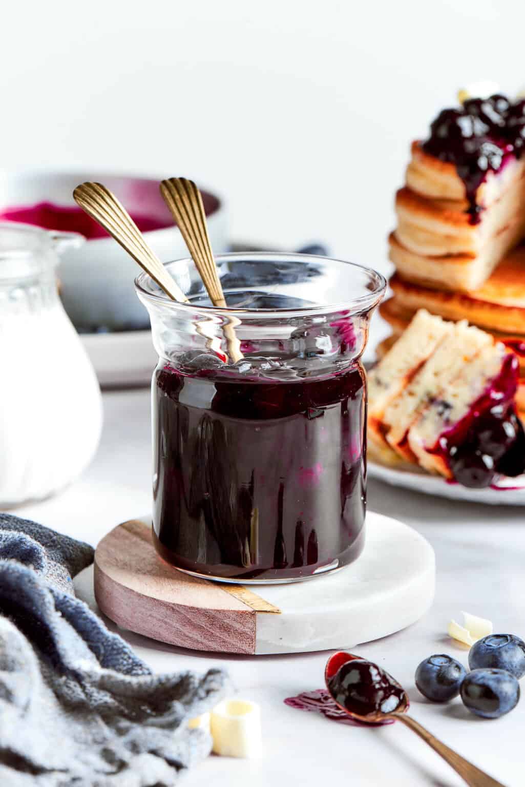 Blueberry Sauce (Quick & Easy, 5 Ingredients!)