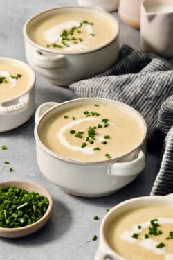Vichyssoise (Easy Cold Soup Recipe!)