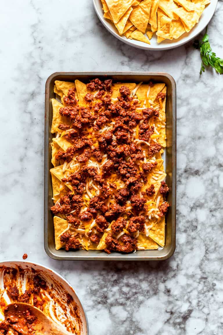 Macho Nachos (Ultimate Baked Nachos Recipe!)