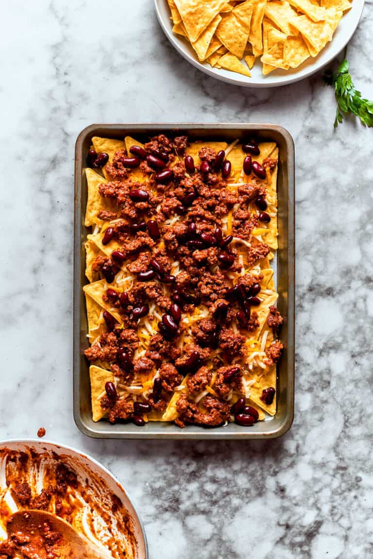 Macho Nachos (Ultimate Baked Nachos Recipe!)