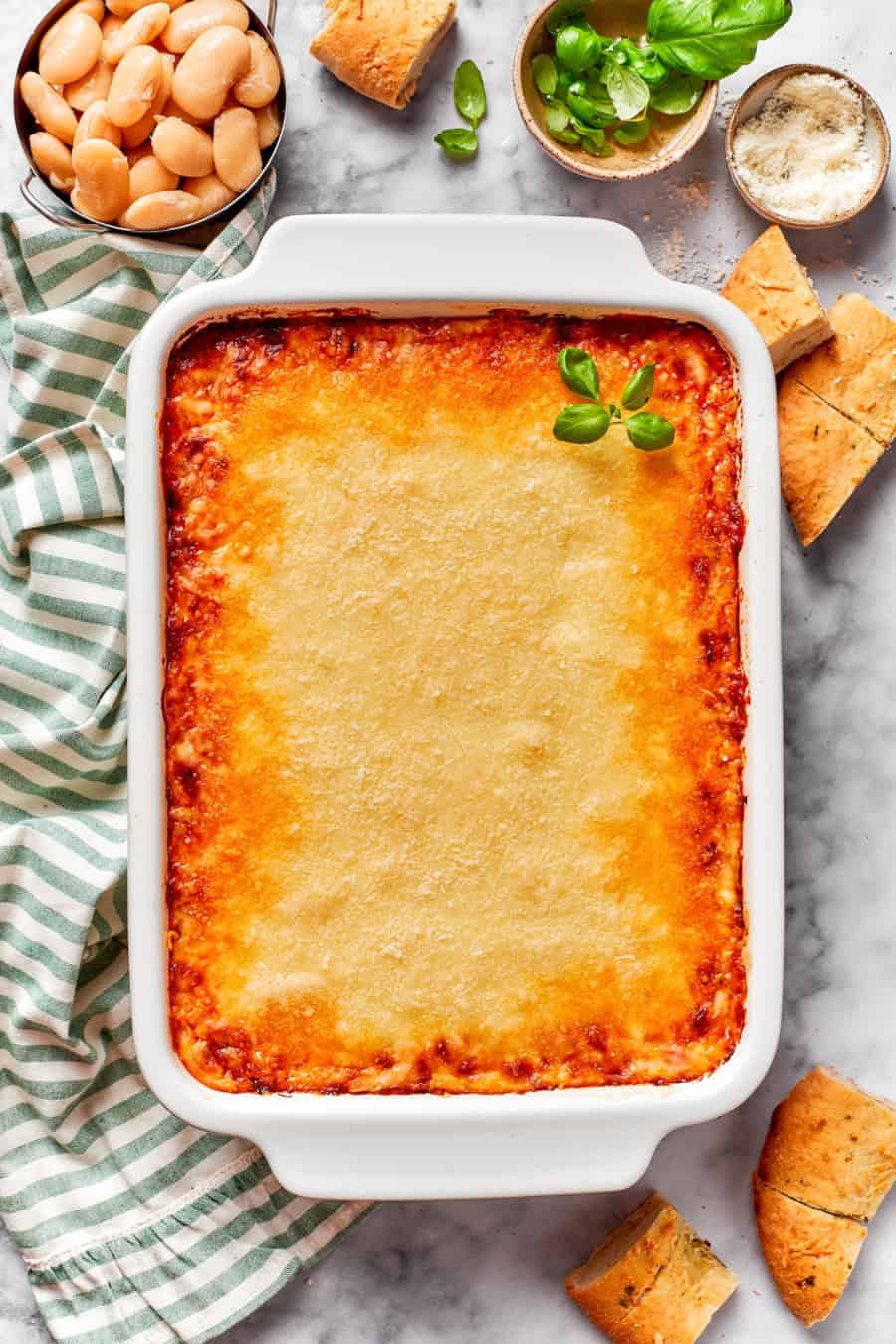 Lasagna Beans | A Farmgirl's Dabbles