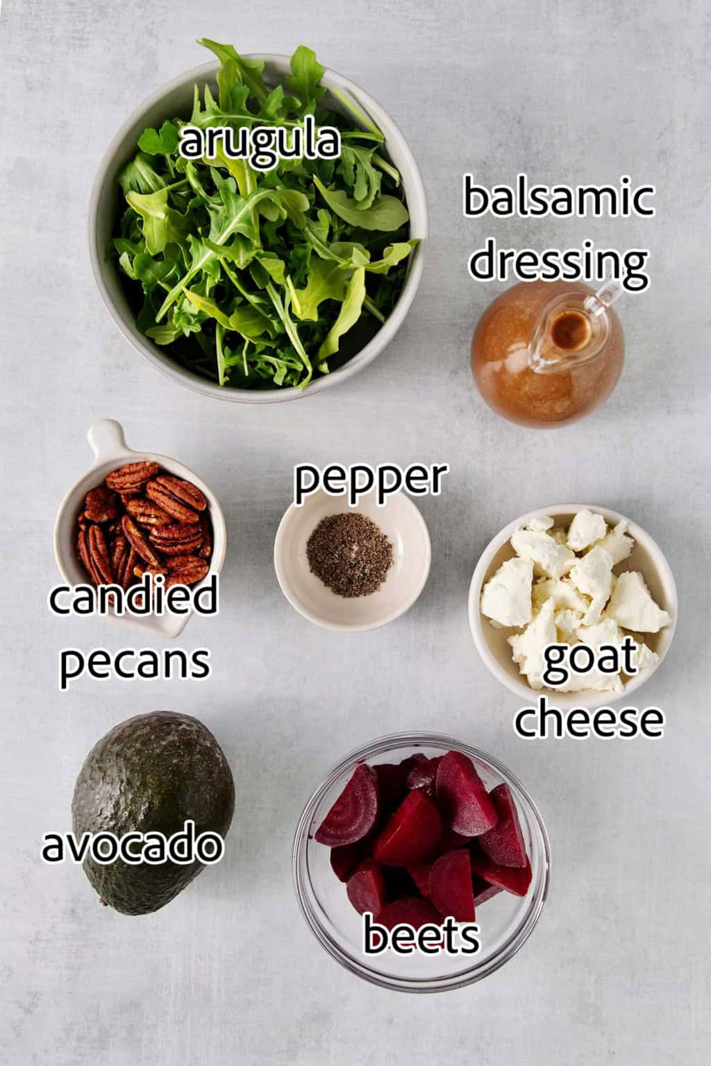 Arugula Beet Salad with Goat Cheese l A Farmgirl's Dabbles