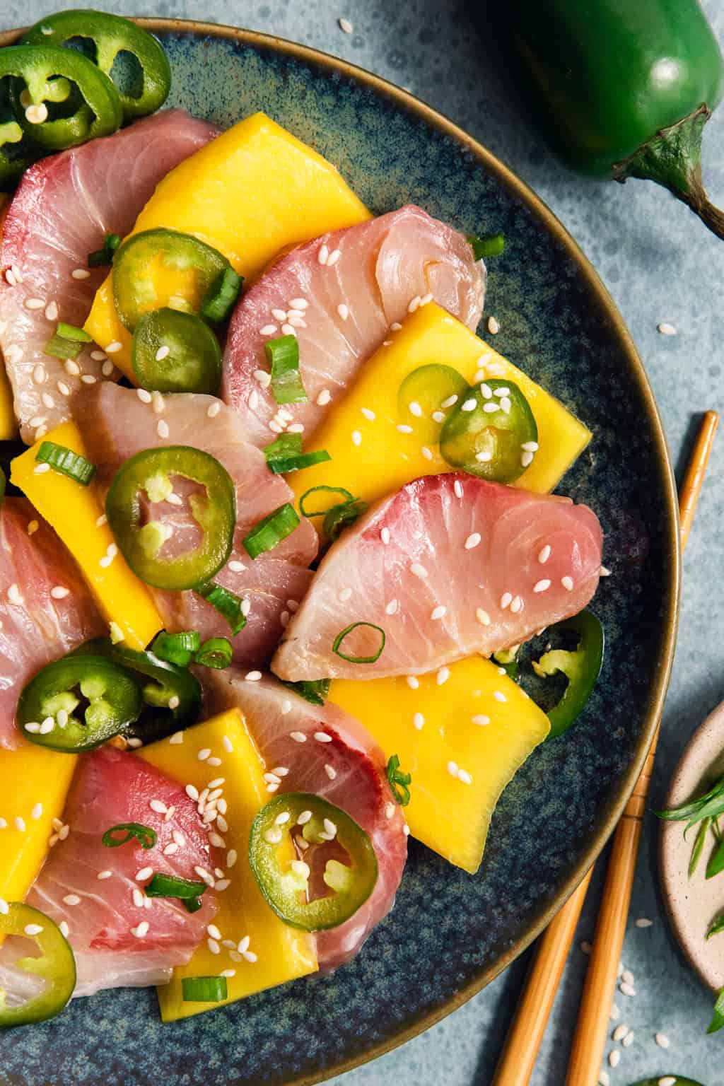 Hamachi Crudo With Mango | A Farmgirl's Dabbles