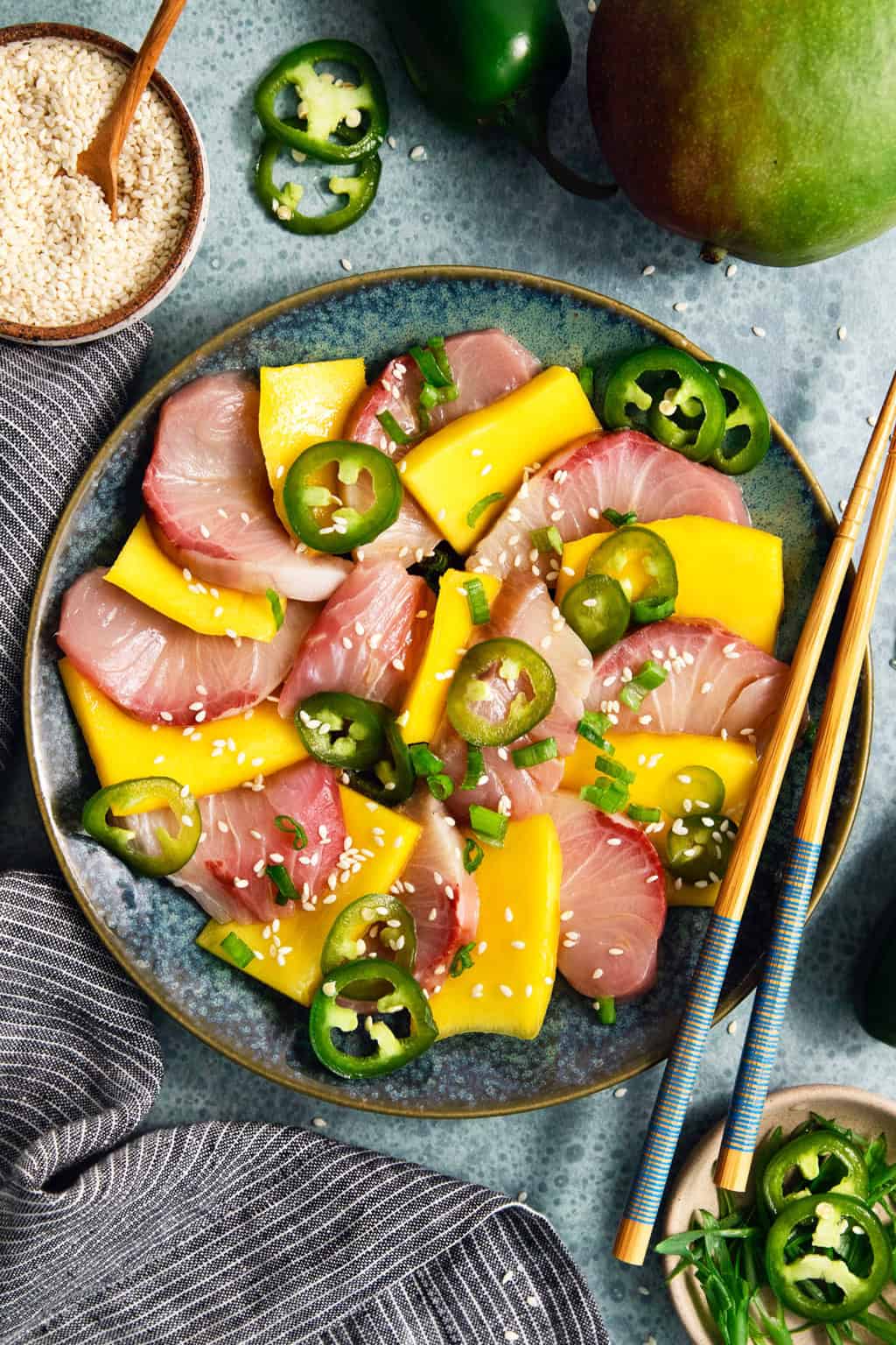 Hamachi Crudo With Mango | A Farmgirl's Dabbles