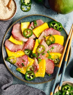Hamachi Crudo With Mango | A Farmgirl's Dabbles
