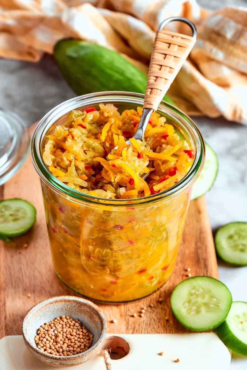 Homemade Pickle Relish | A Farmgirl's Dabbles