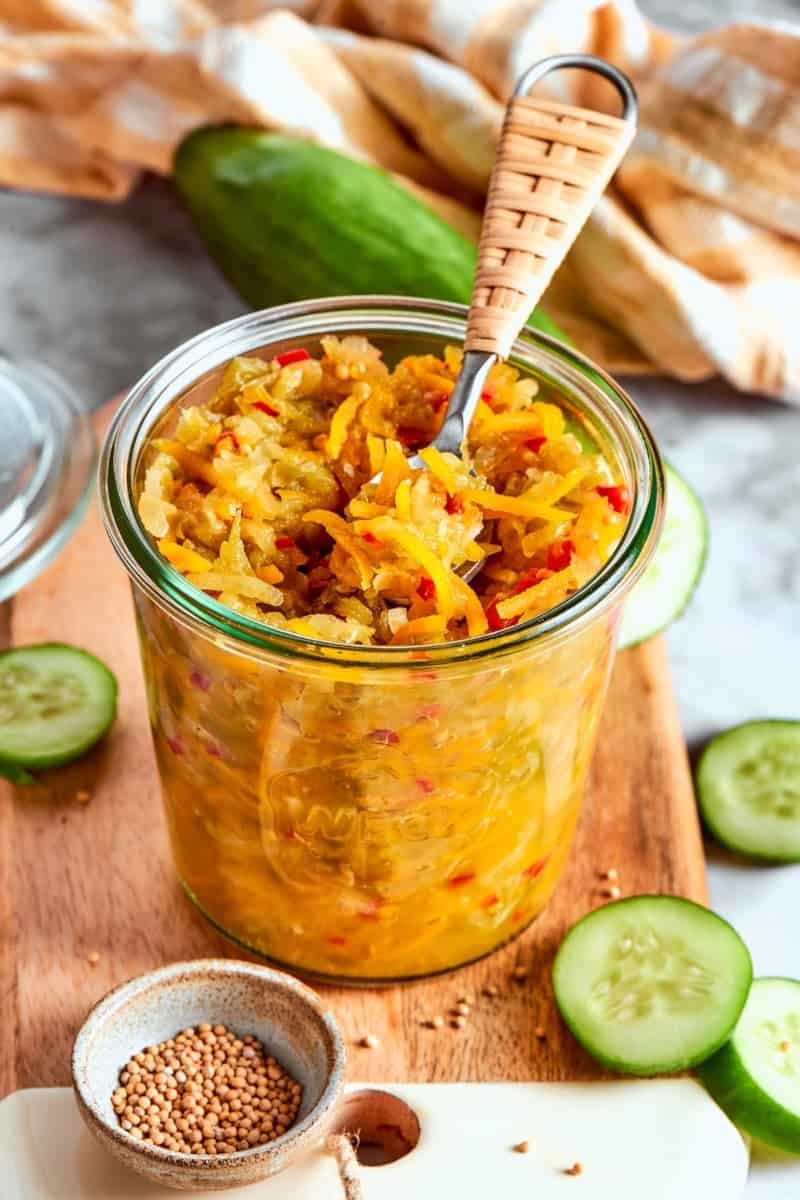 Homemade Pickle Relish | A Farmgirl's Dabbles