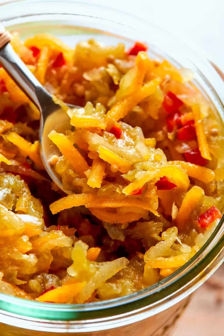 Homemade Pickle Relish | A Farmgirl's Dabbles