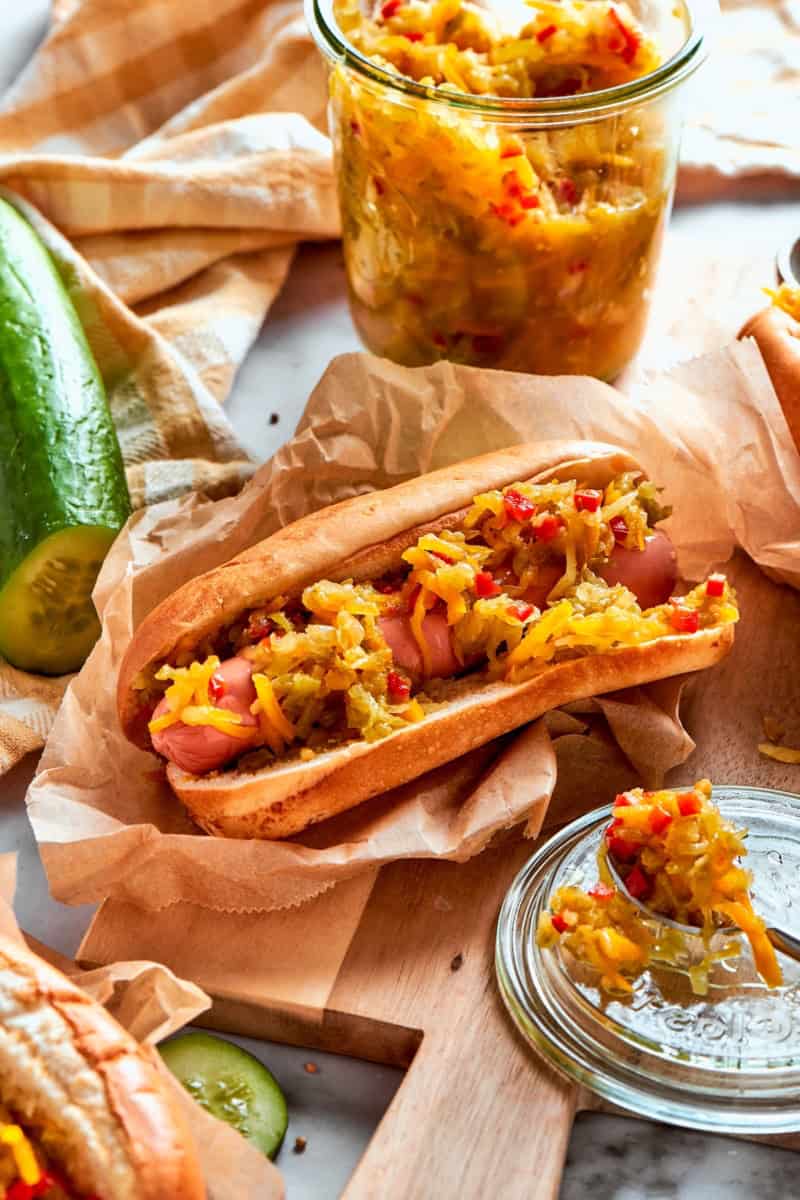 Homemade Pickle Relish | A Farmgirl's Dabbles