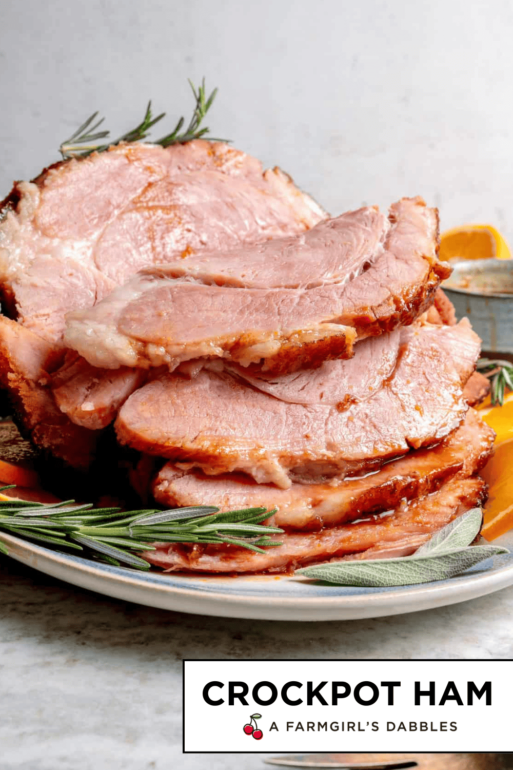 Perfect Crockpot Ham | A Farmgirl's Dabbles
