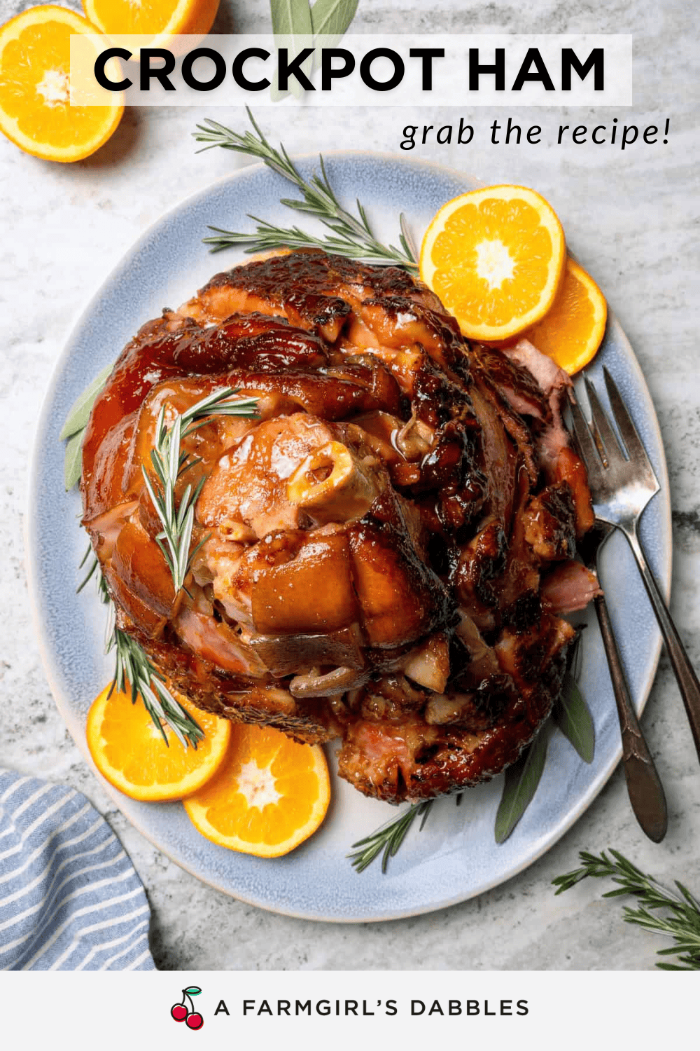 Perfect Crockpot Ham | A Farmgirl's Dabbles