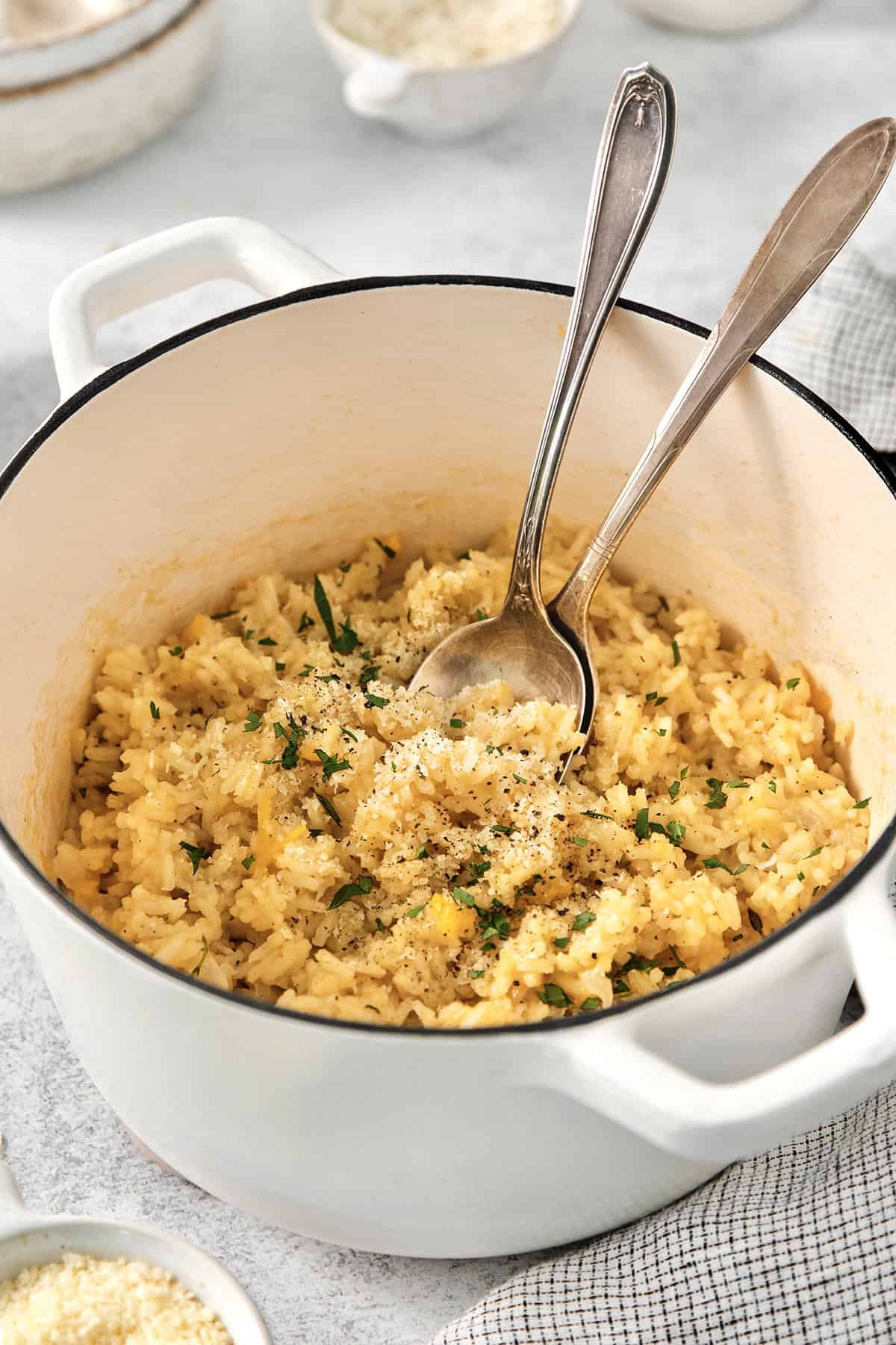 Cheesy Rice | A Farmgirl's Dabbles