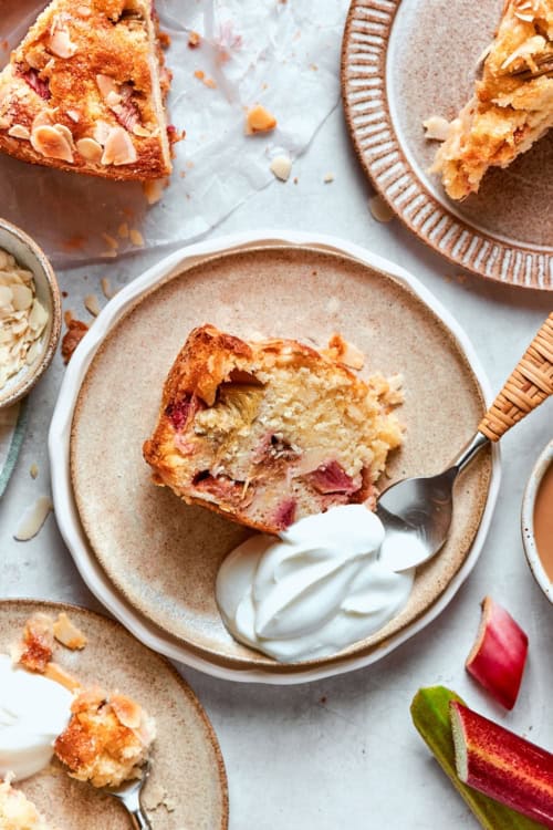 Norwegian Rhubarb Cake | A Farmgirl's Dabbles